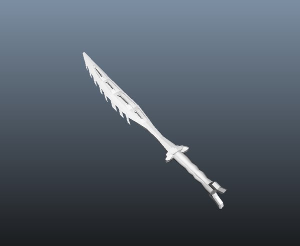 3d fbx blade