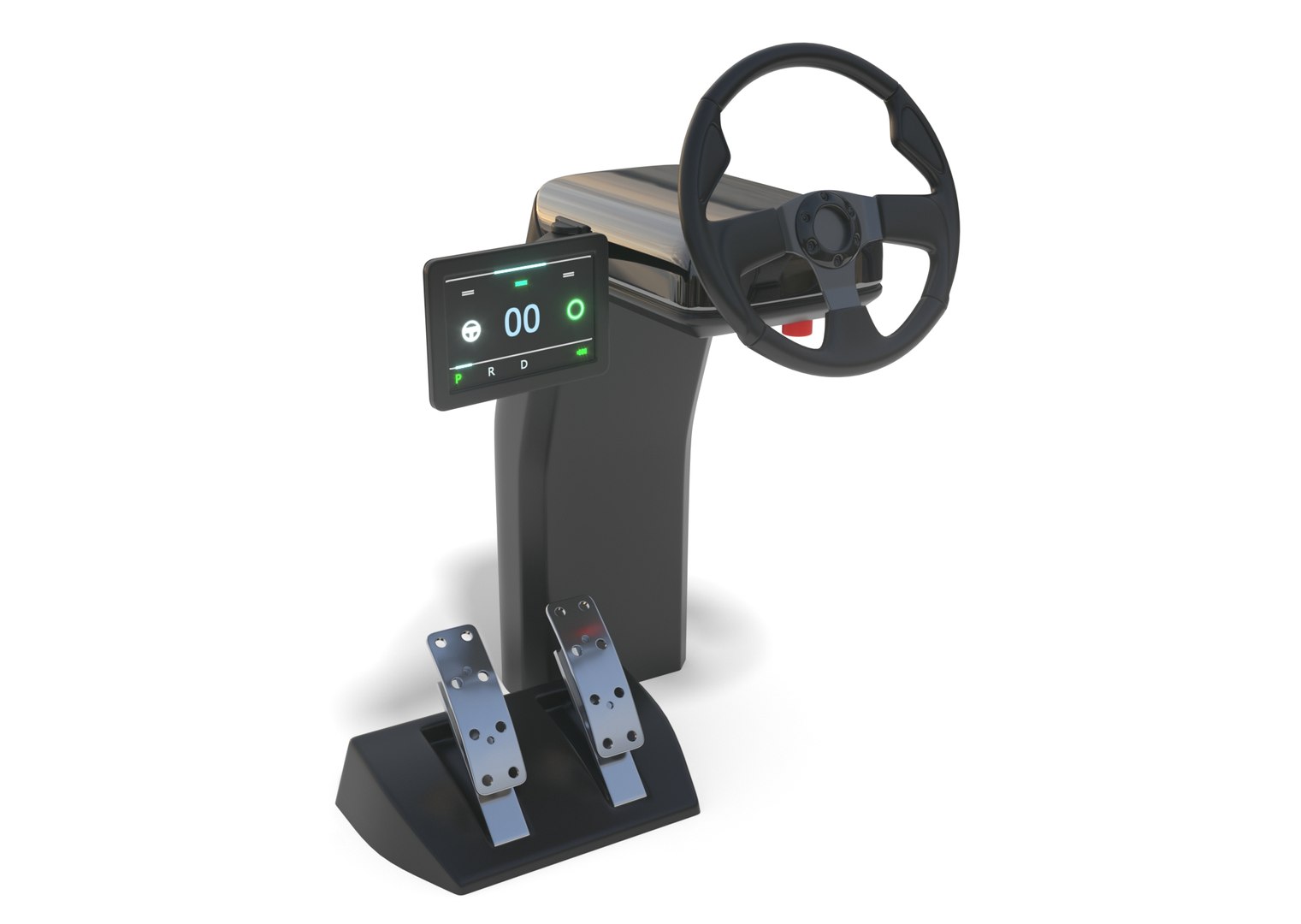 3D Vehicle Control Panel - TurboSquid 1722778