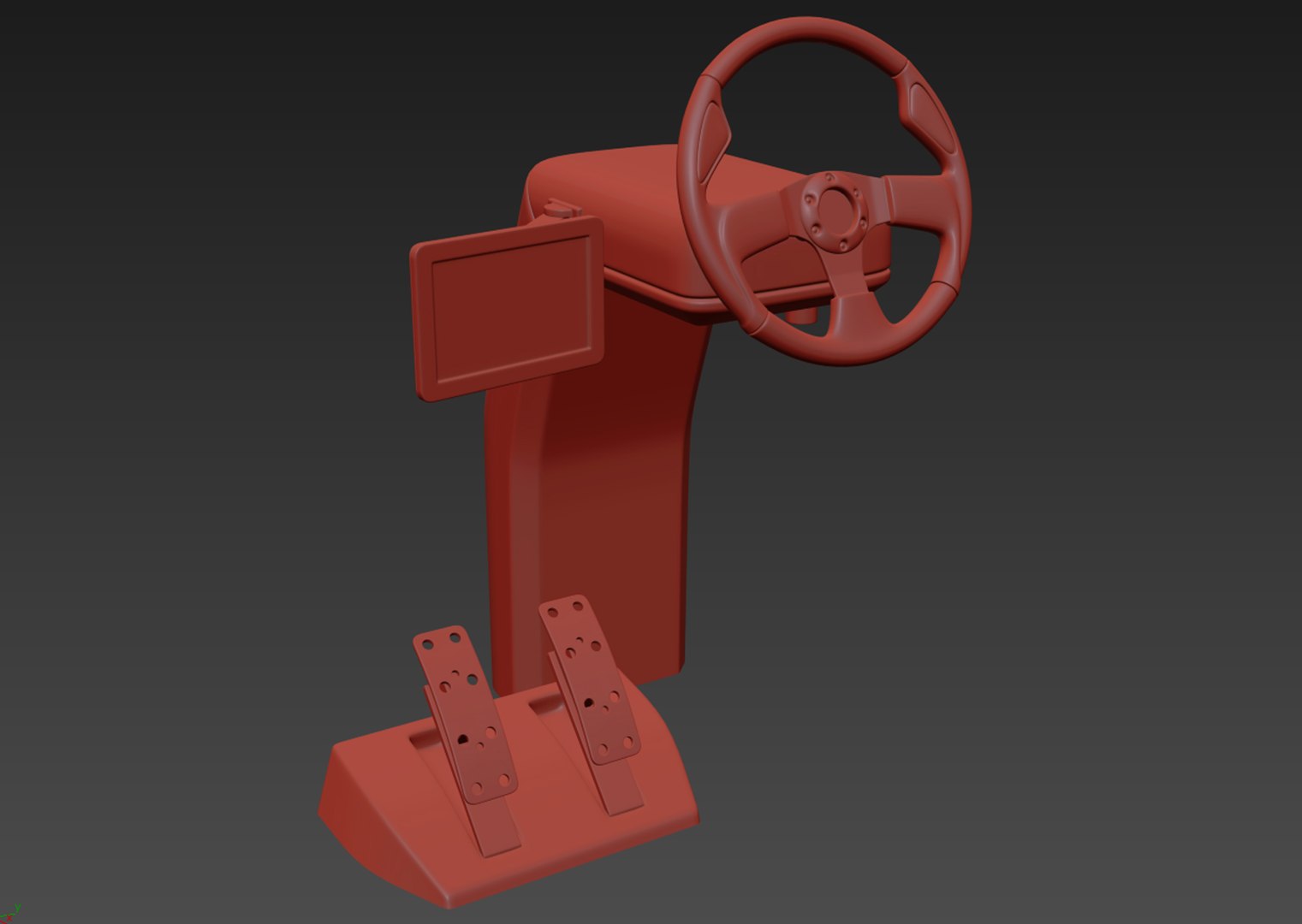 3D Vehicle Control Panel - TurboSquid 1722778