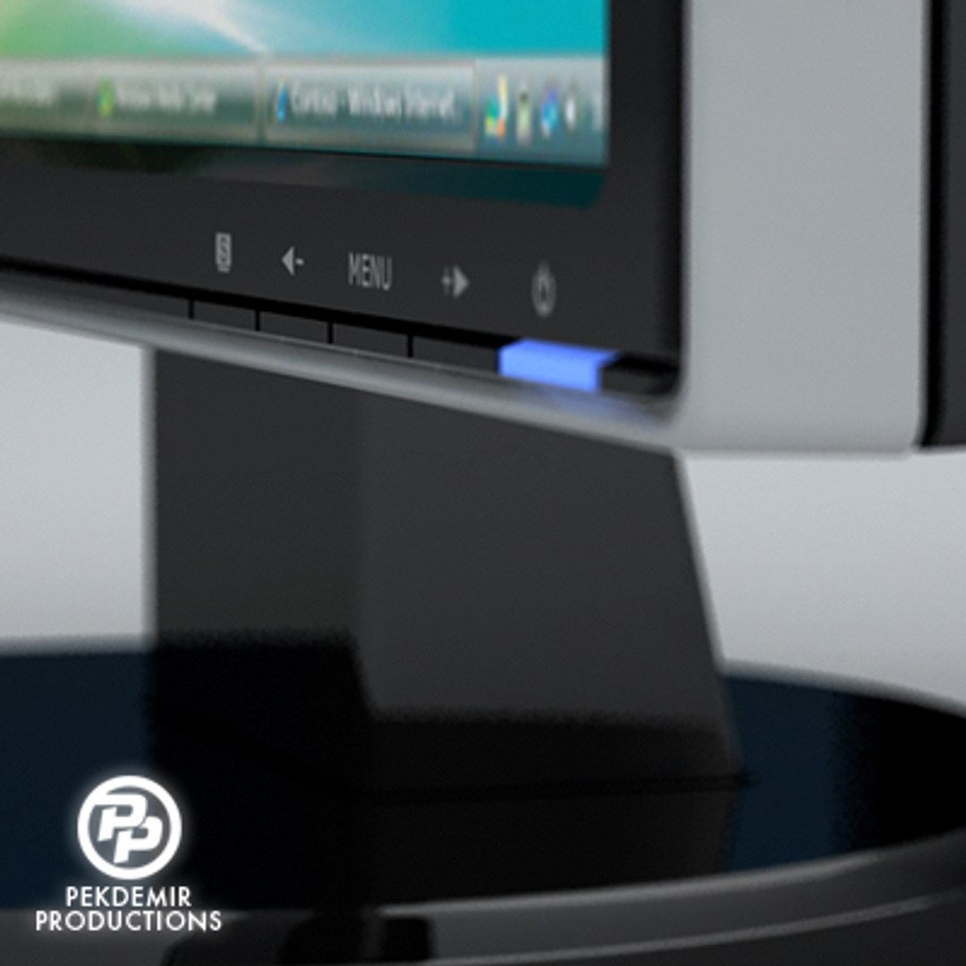 3d Lcd Display Monitor Model