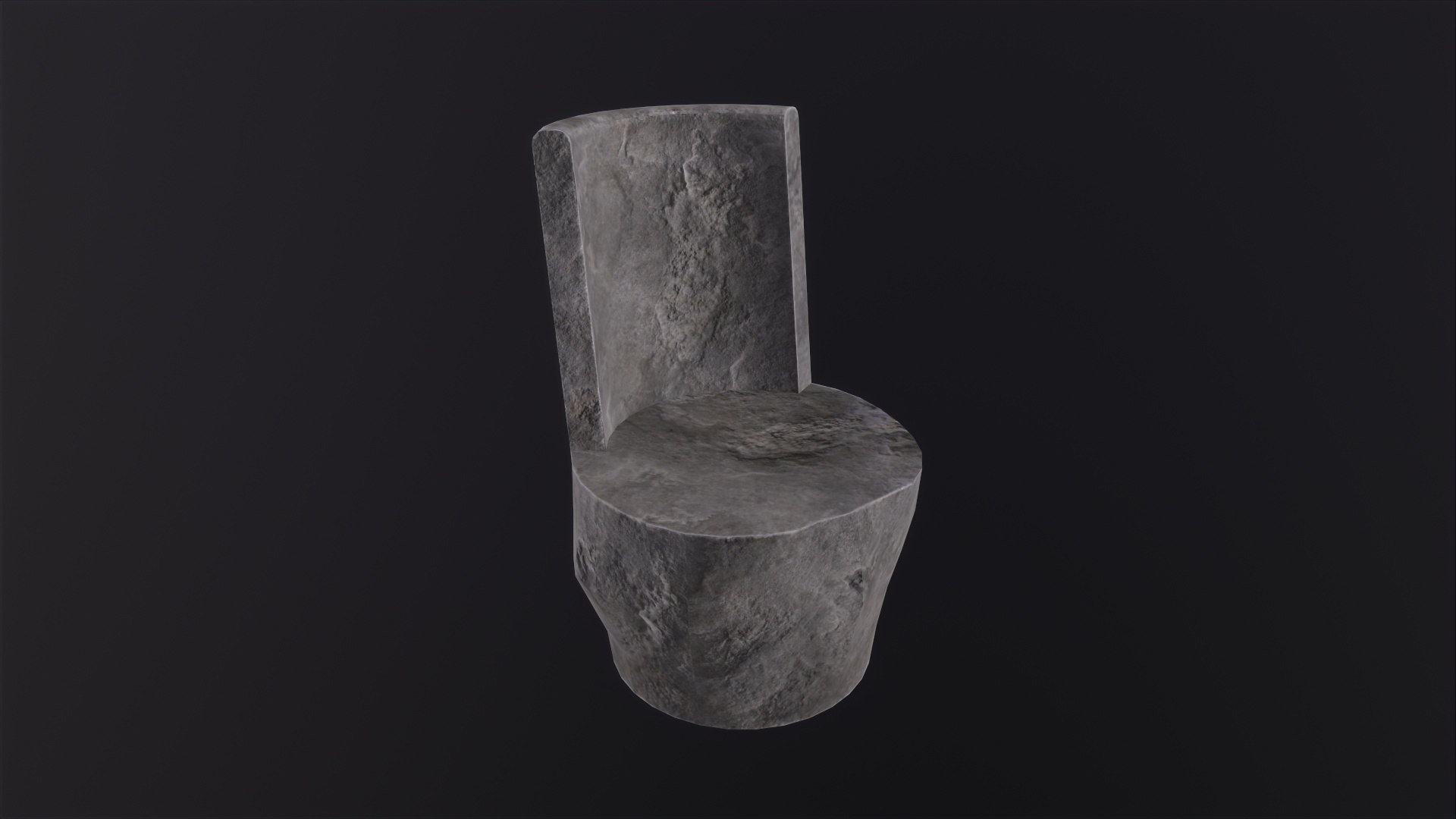 Stone Chair 3D Model - TurboSquid 2137159