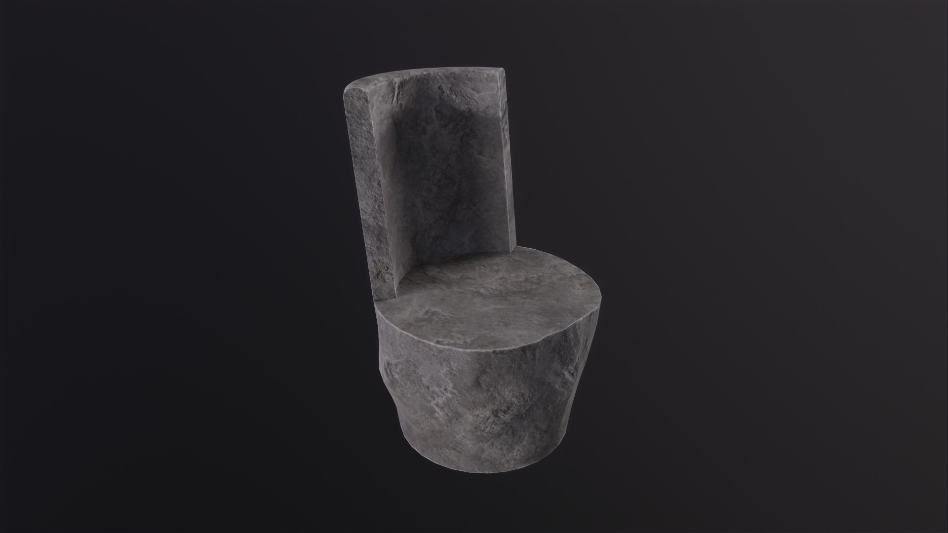 Stone Chair 3D Model - TurboSquid 2137159