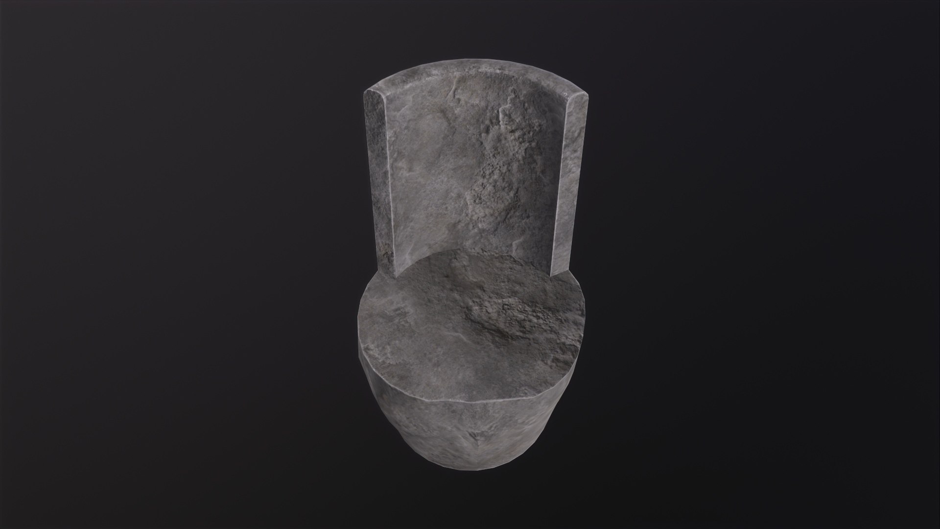 Stone Chair 3D Model - TurboSquid 2137159