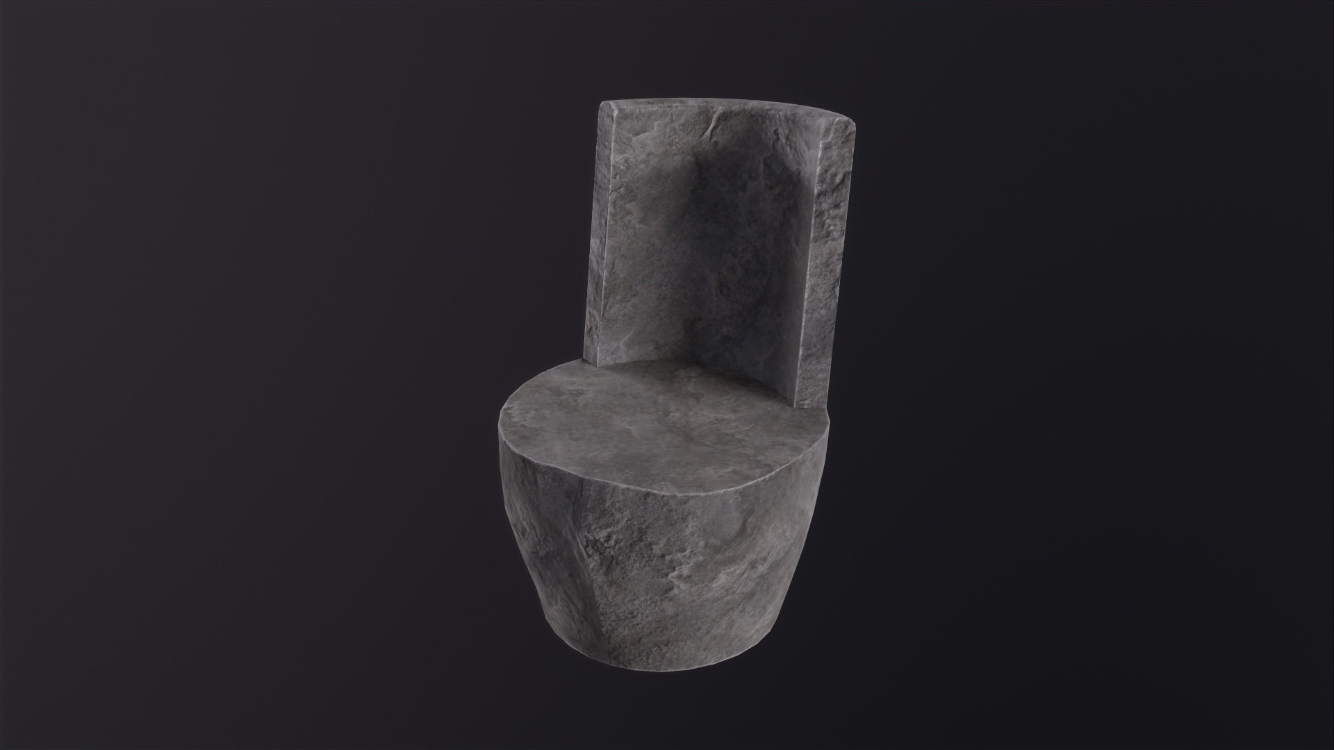 Stone Chair 3D Model - TurboSquid 2137159