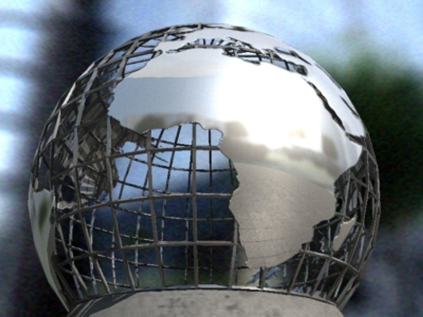 earth monument 3d model