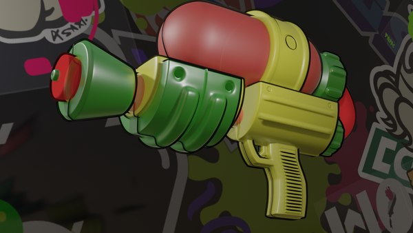 3D model Splatoon Splattershot - TurboSquid 1747493