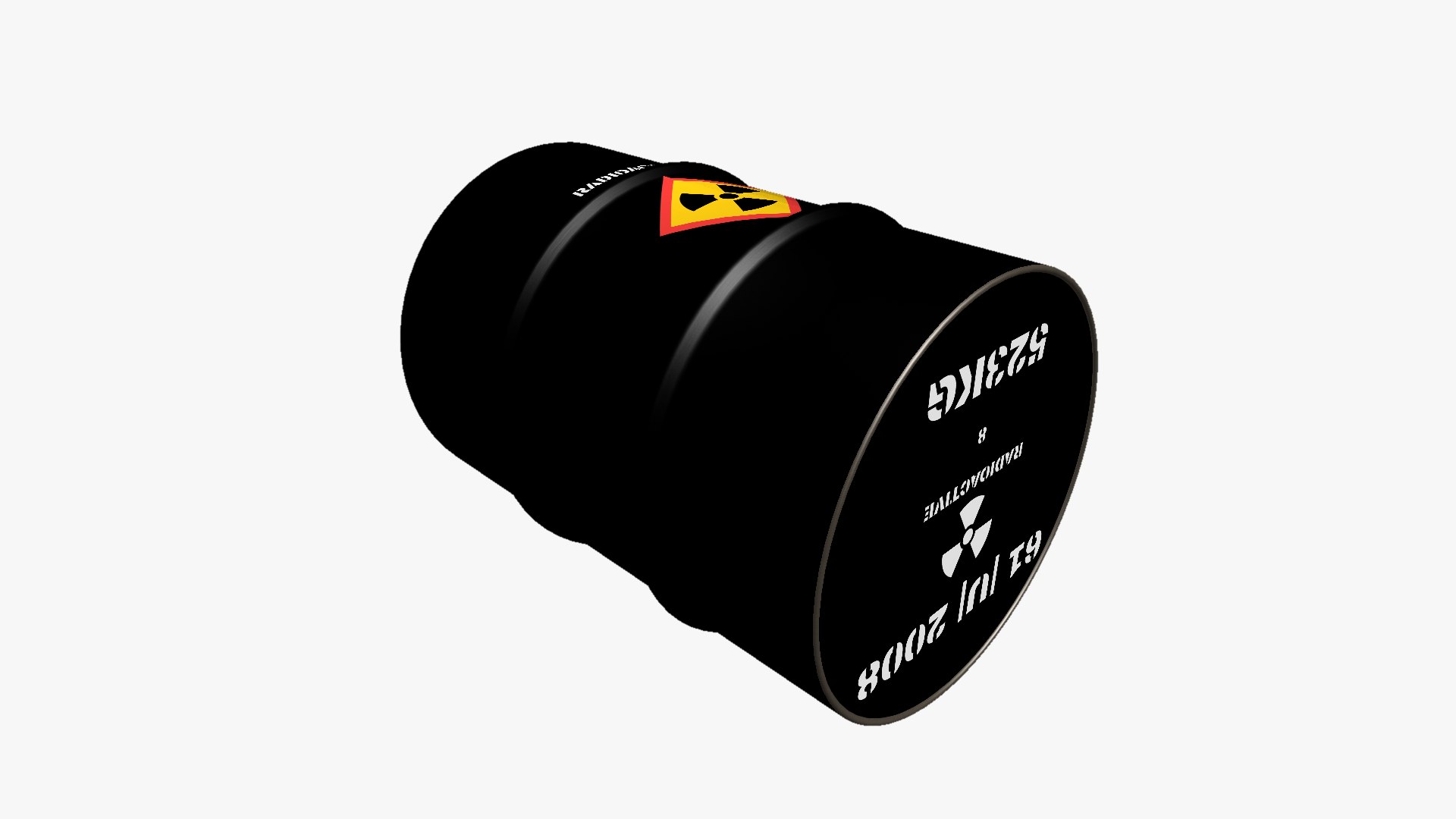 Metal Barrel - Nuclear Mk2 - Full 3D Model - TurboSquid 2189086