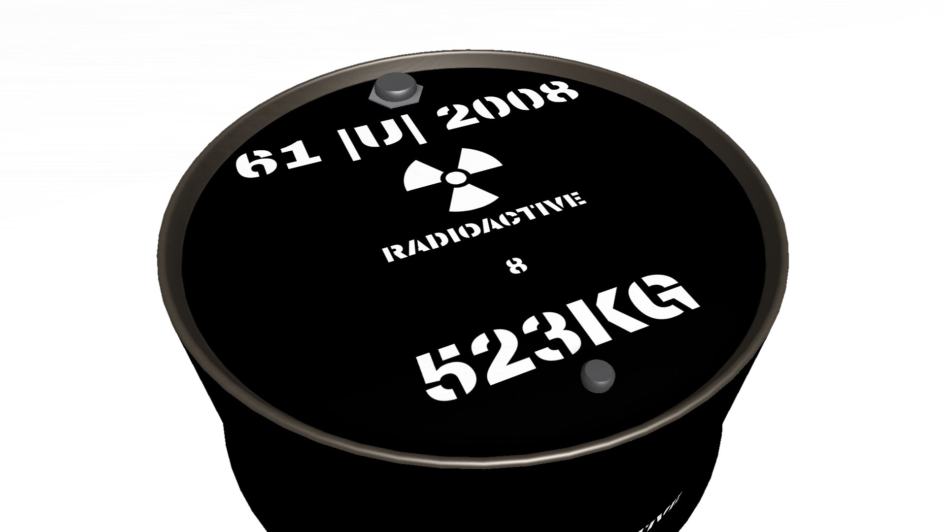 Metal Barrel - Nuclear Mk2 - Full 3D Model - TurboSquid 2189086