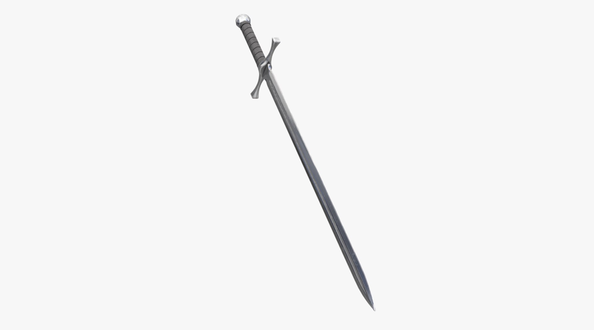 3D Old Medieval Longsword - TurboSquid 1395997