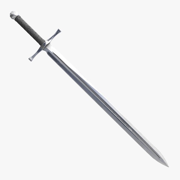 Medieval longsword metal sword 3D - TurboSquid 1566873