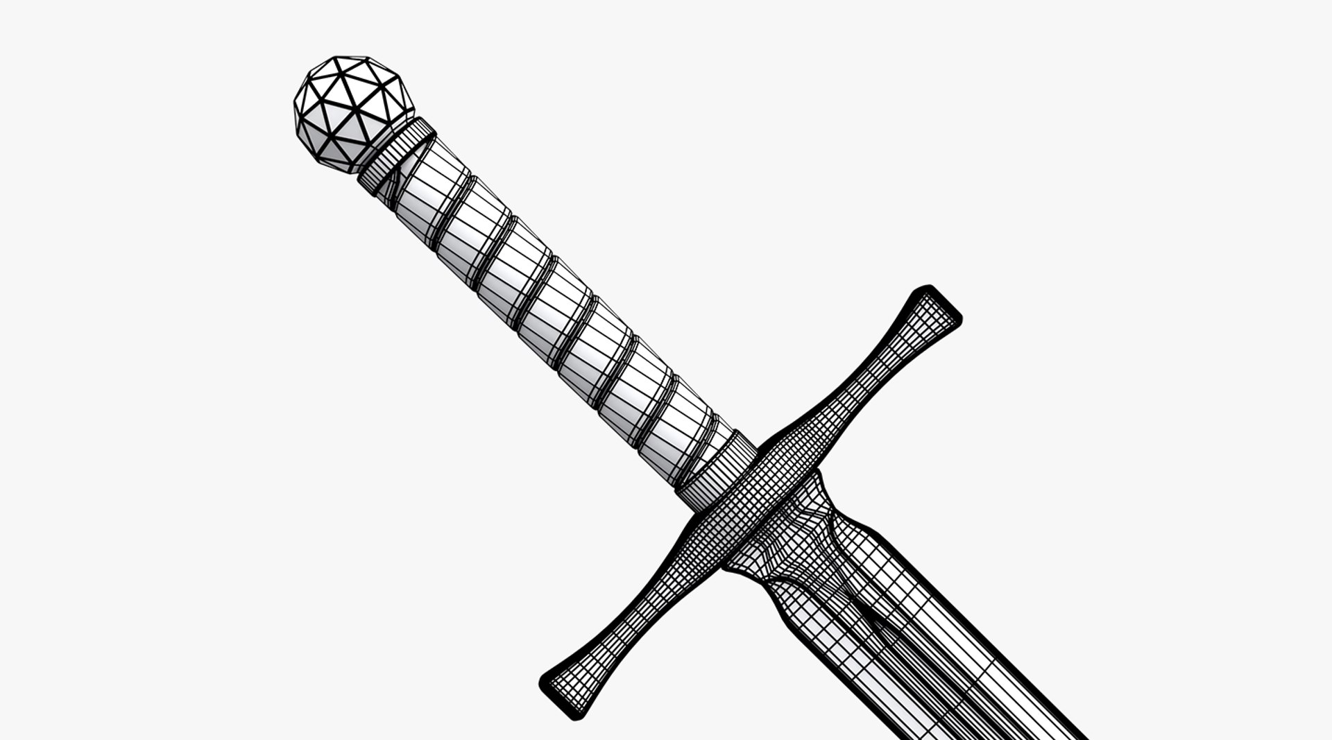 3D Old Medieval Longsword - TurboSquid 1395997