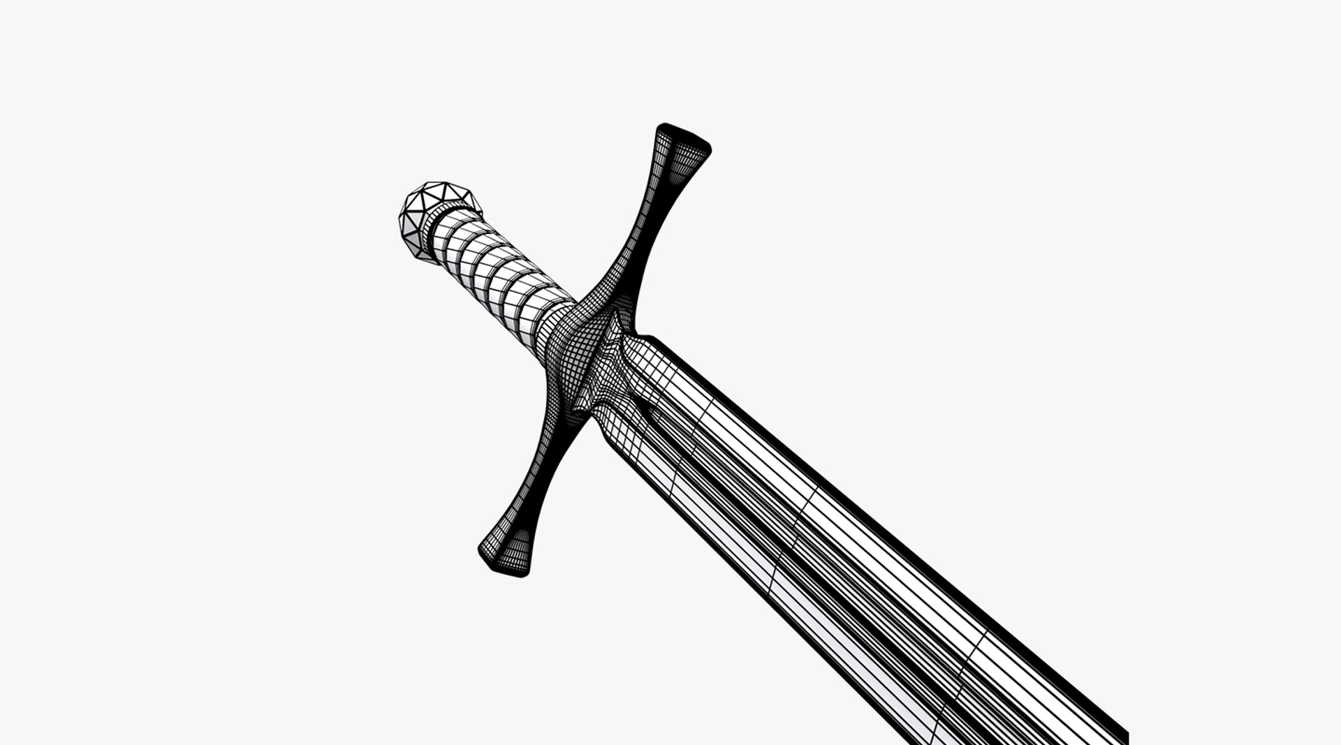 3D Old Medieval Longsword - TurboSquid 1395997