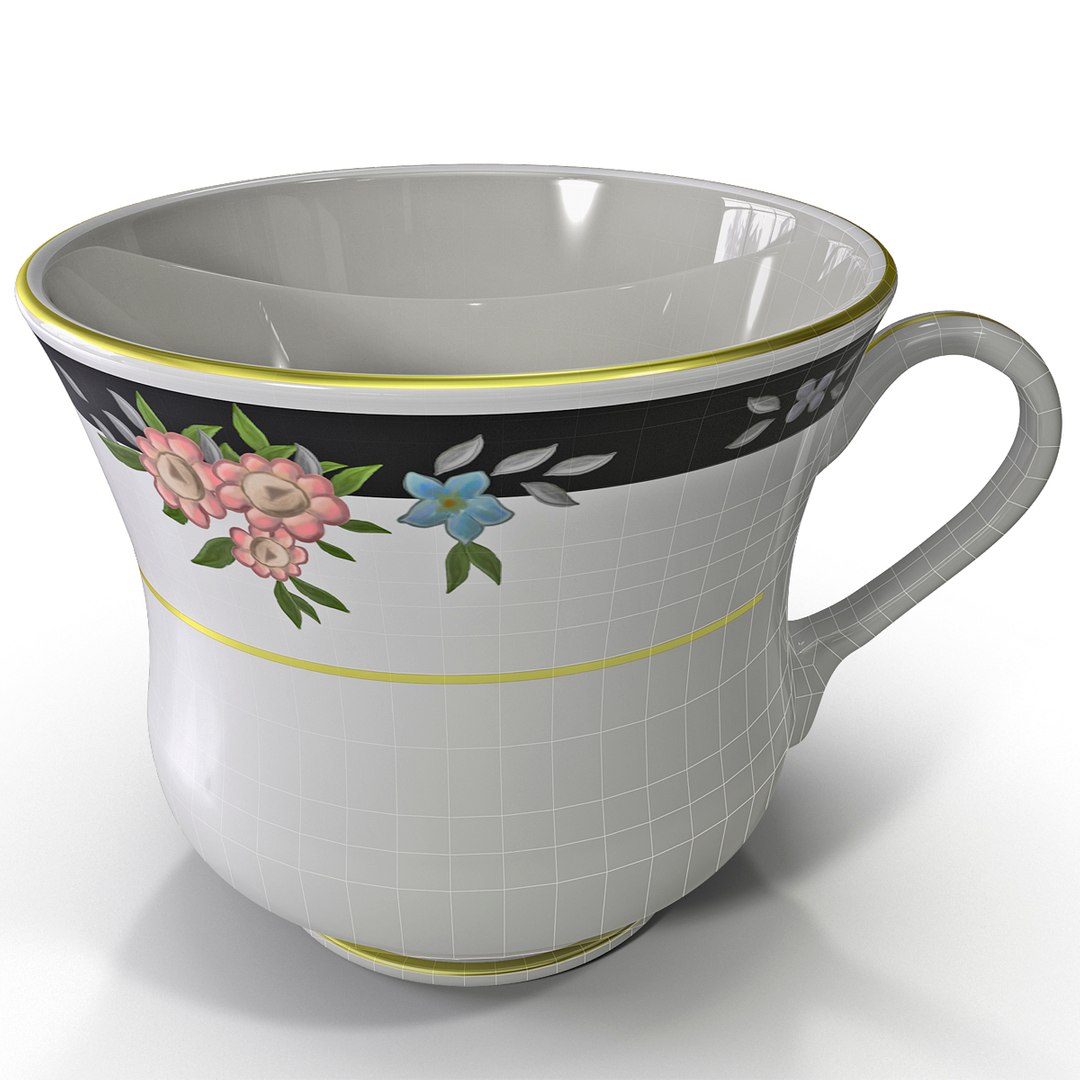 3d Tea Cup Model