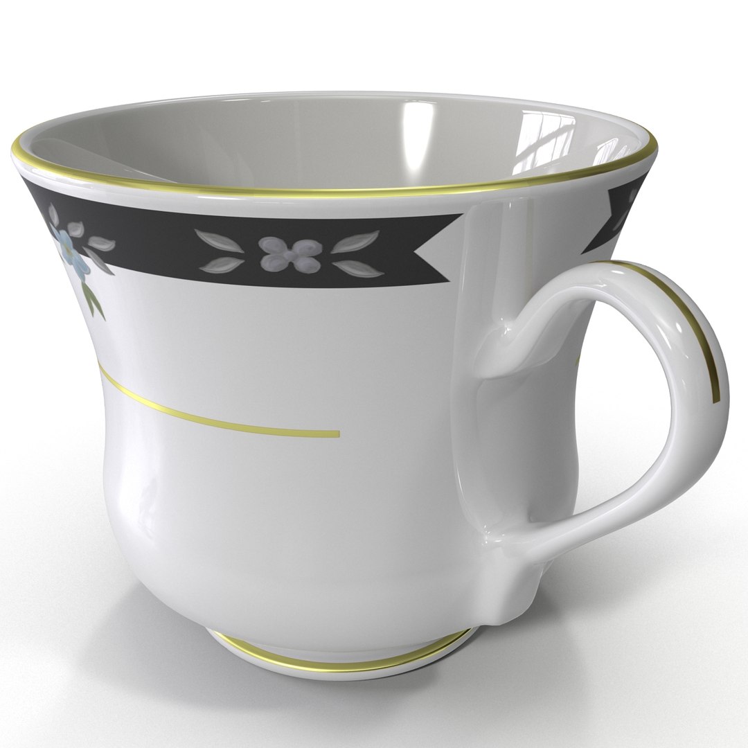 3d Tea Cup Model