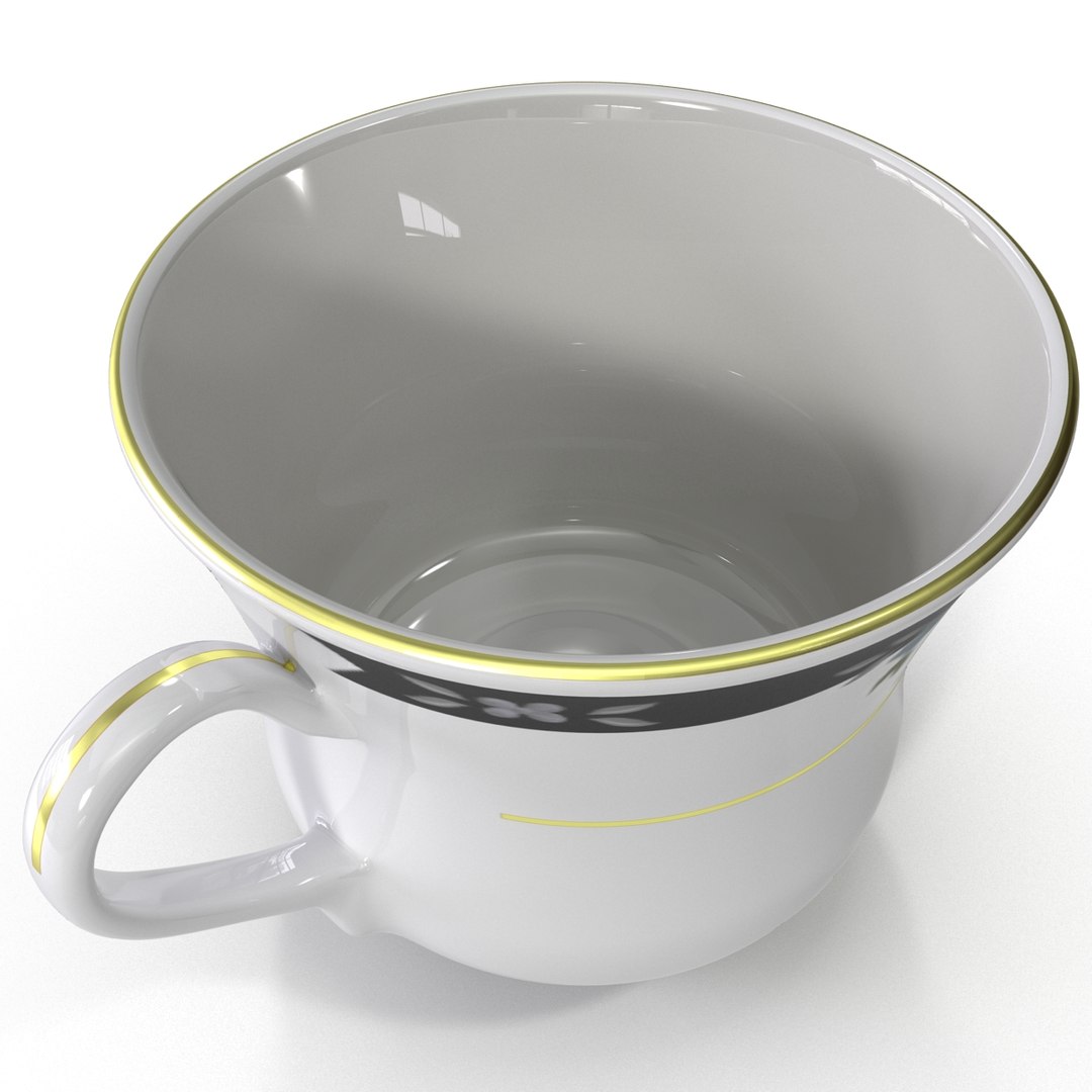 3d Tea Cup Model