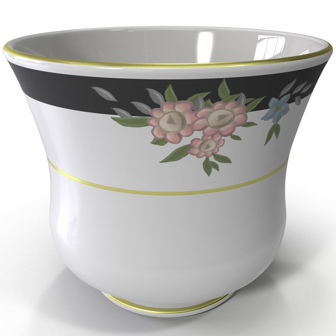 3d Tea Cup Model