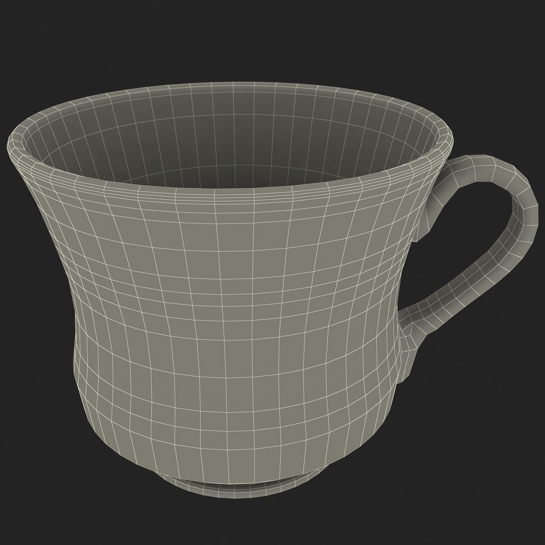 3d Tea Cup Model