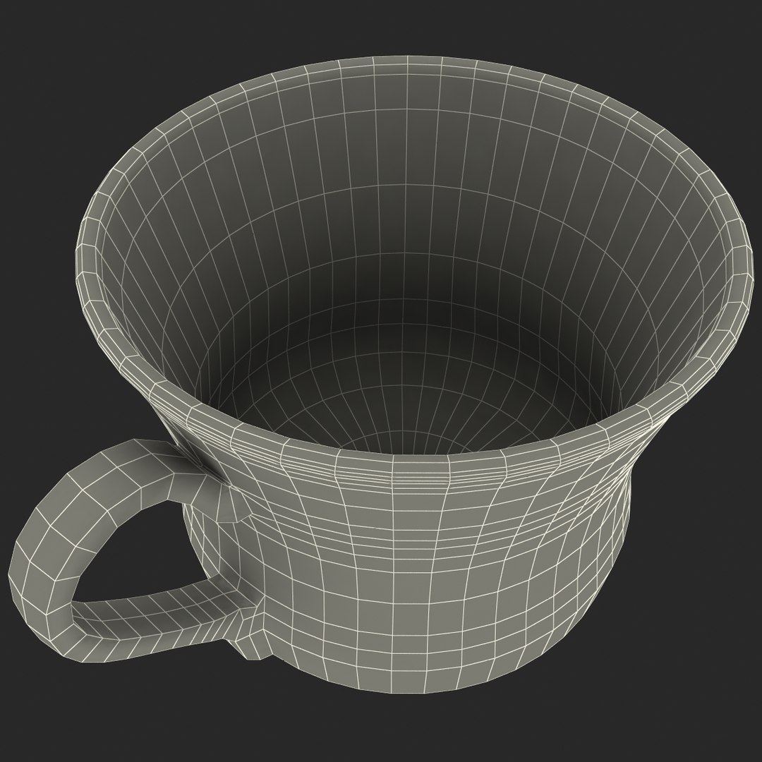 3d tea cup model