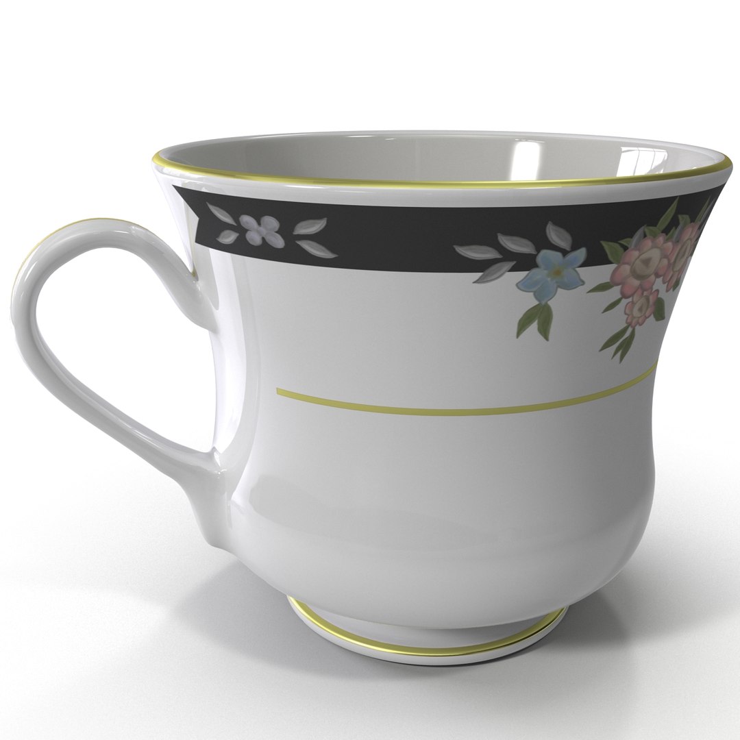 3d Tea Cup Model