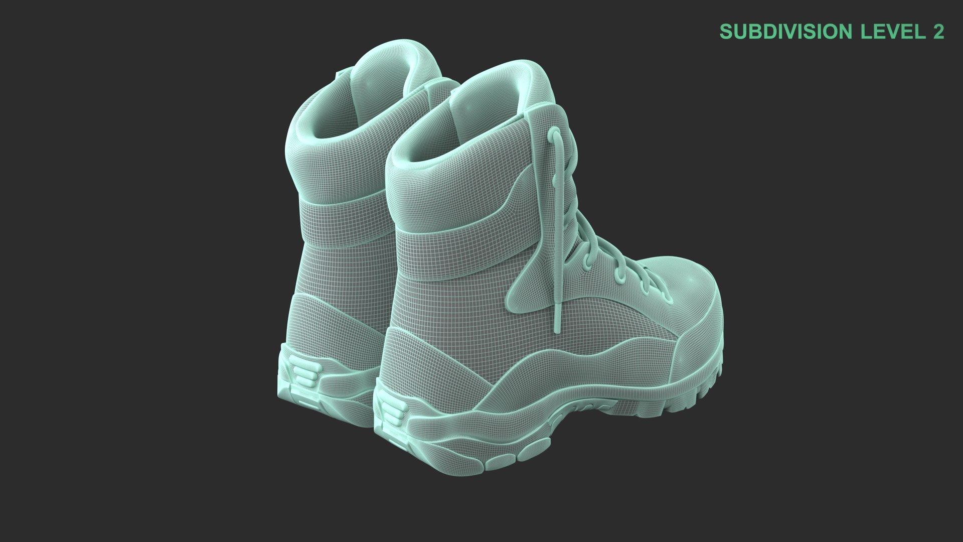3D Military Boots - TurboSquid 2374791