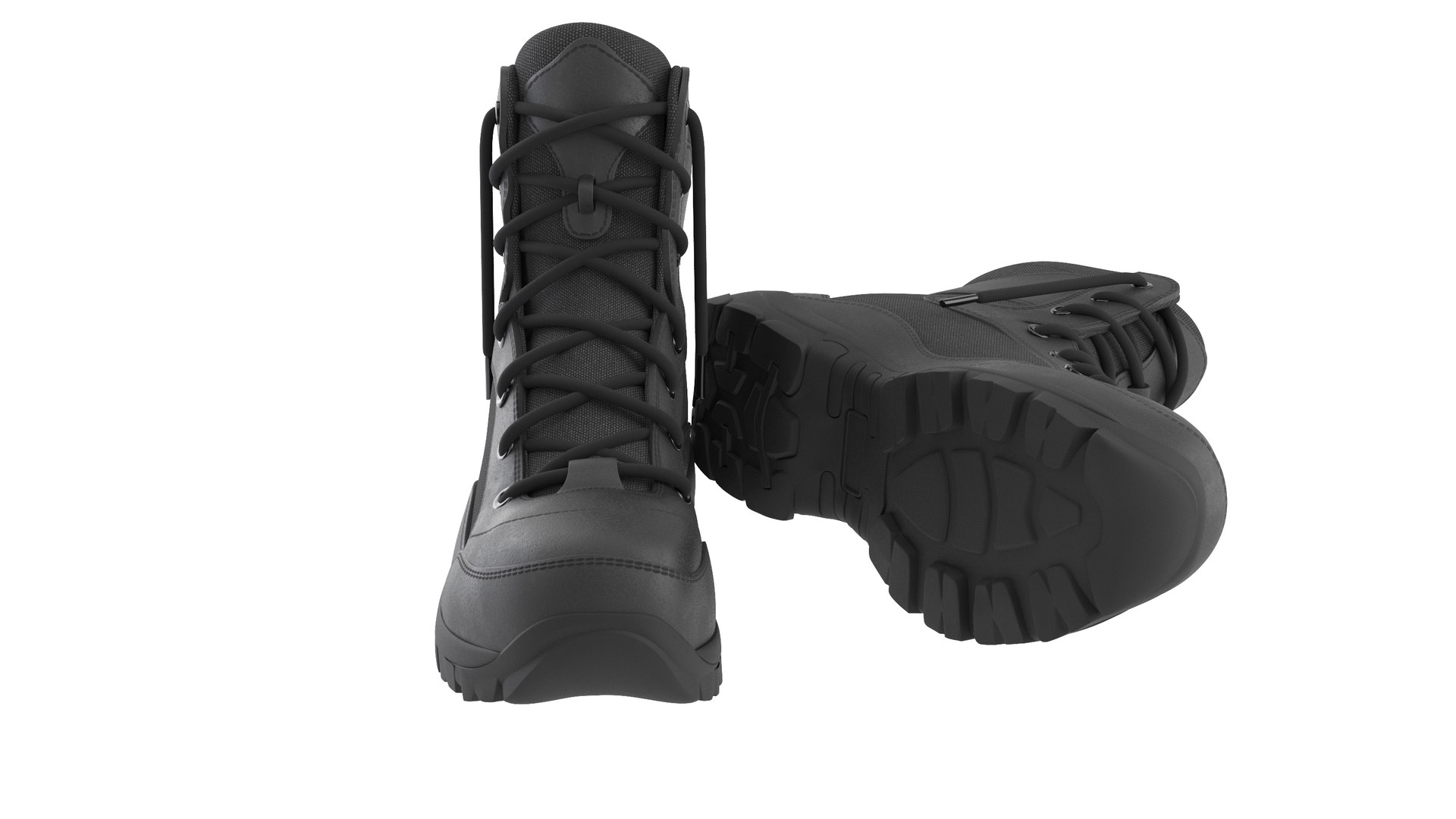 3D Military Boots - TurboSquid 2374791