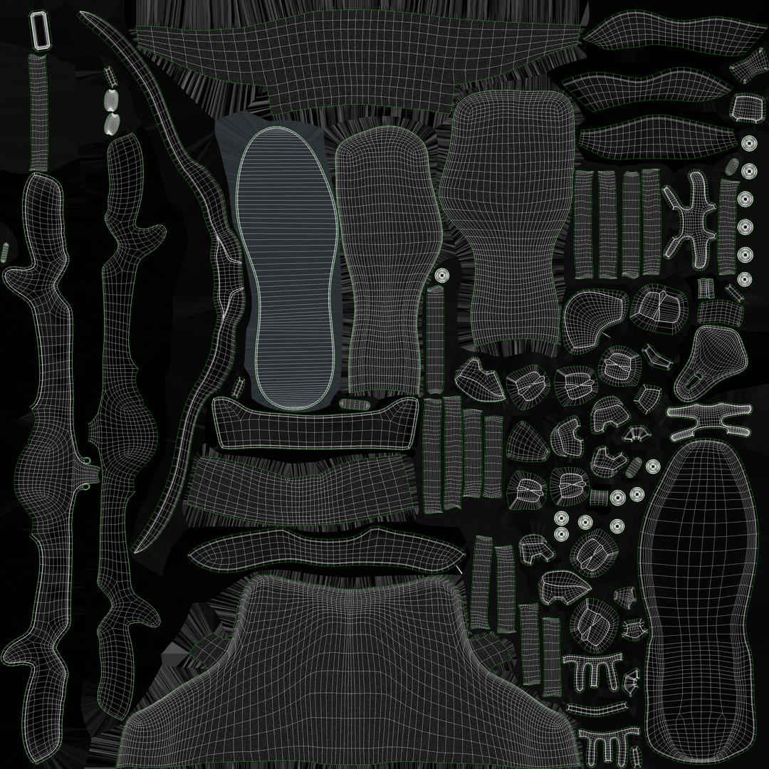 3D Military Boots - TurboSquid 2374791