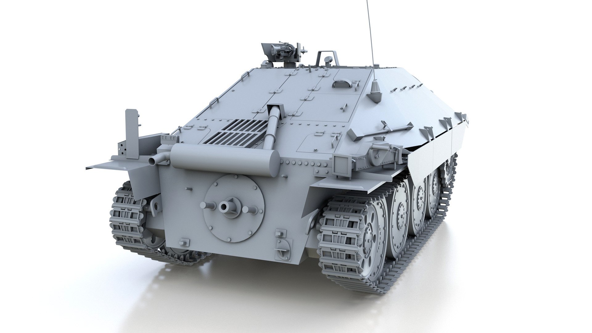 3D Model Jagdpanzer 38t Hetzer - TurboSquid 2072574