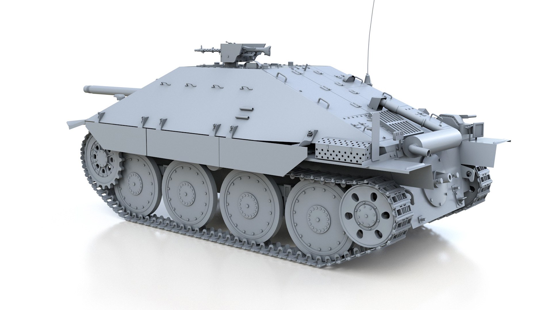 3D Model Jagdpanzer 38t Hetzer - TurboSquid 2072574