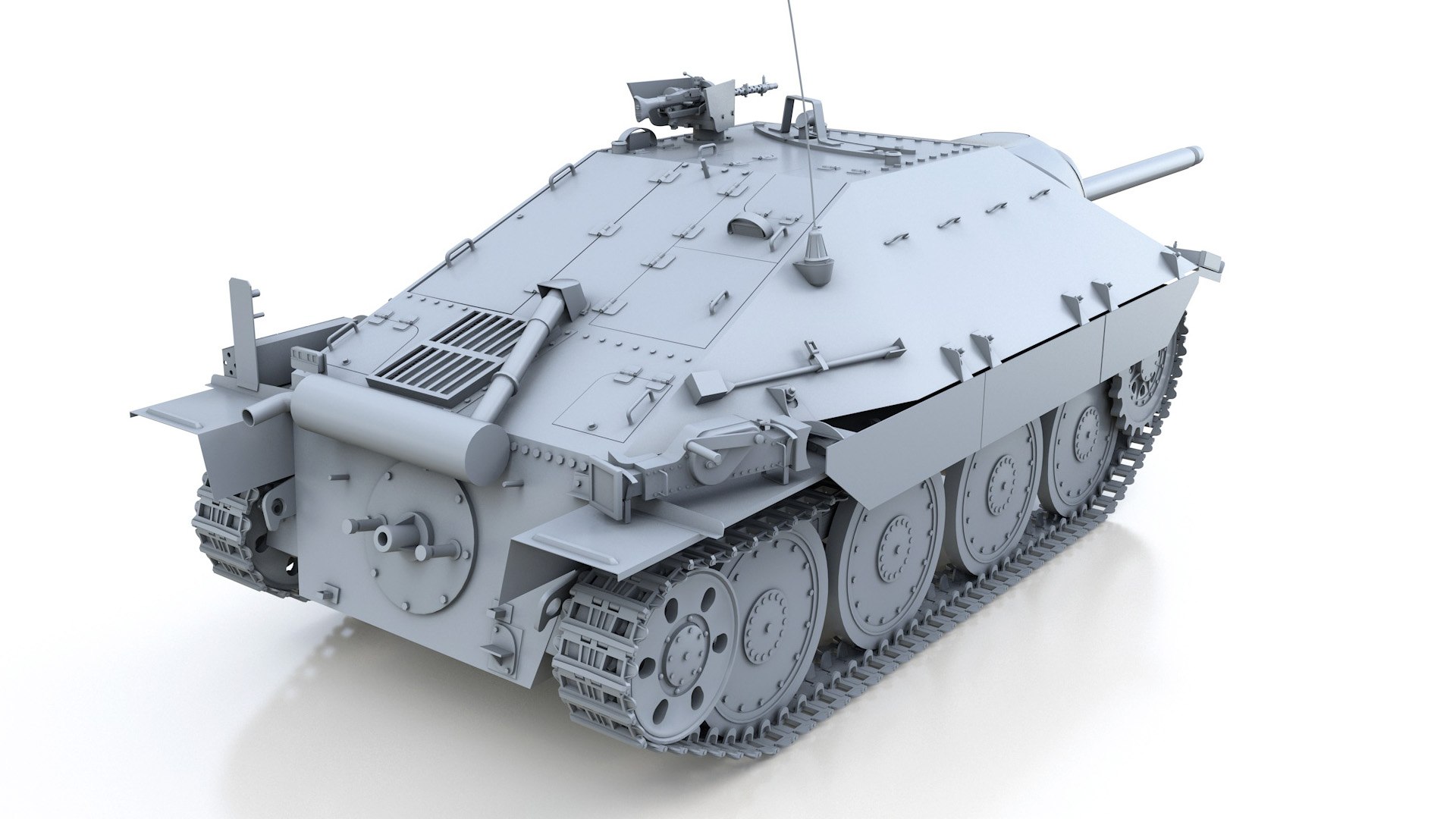 3D Model Jagdpanzer 38t Hetzer - TurboSquid 2072574