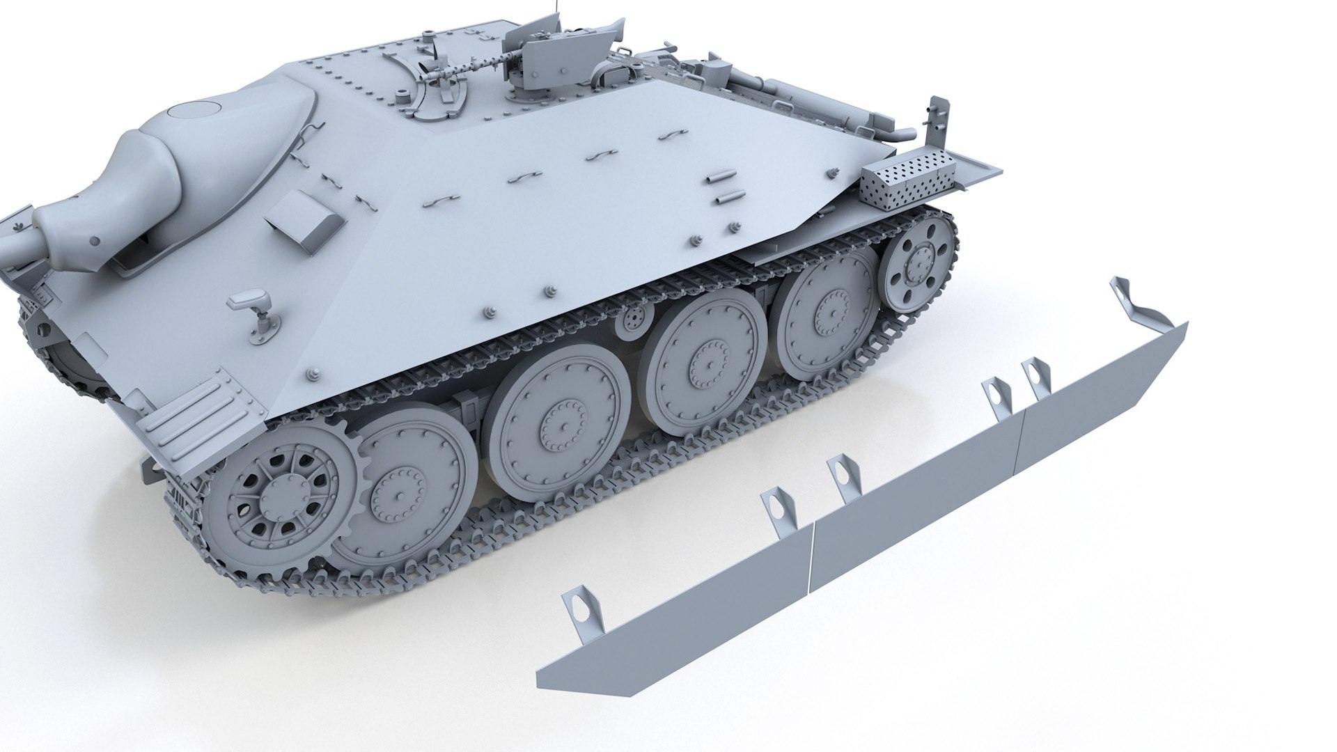 3D Model Jagdpanzer 38t Hetzer - TurboSquid 2072574