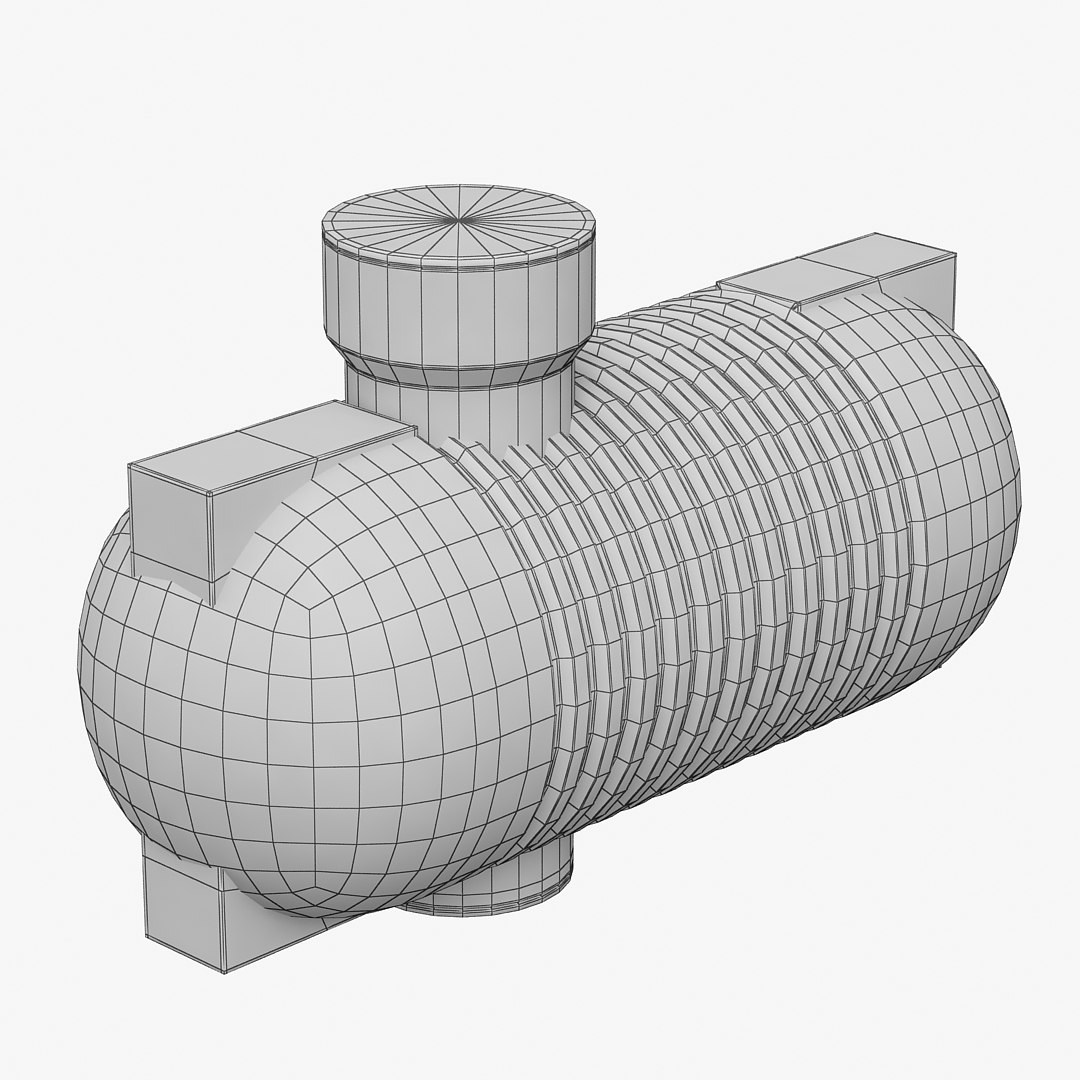 Septic Tank 3D Model - TurboSquid 1470589