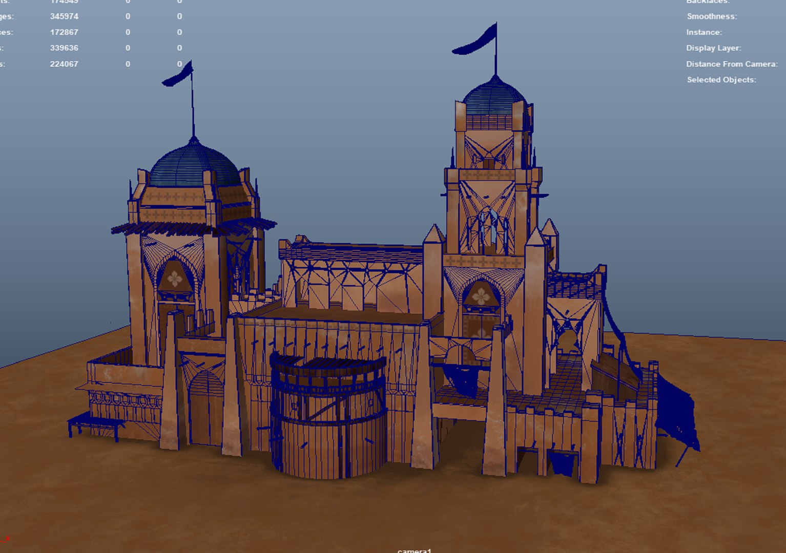 A Delightful Castle Built In The Time Of Medieval Model - TurboSquid ...