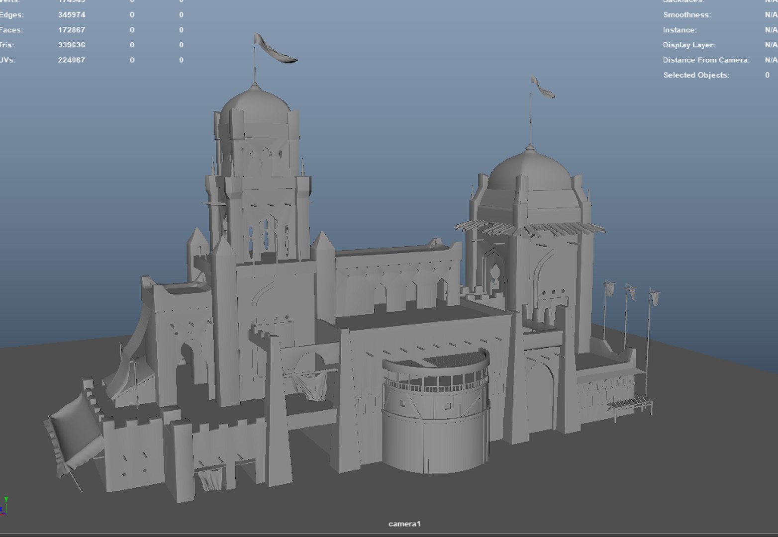 A Delightful Castle Built In The Time Of Medieval Model - TurboSquid ...