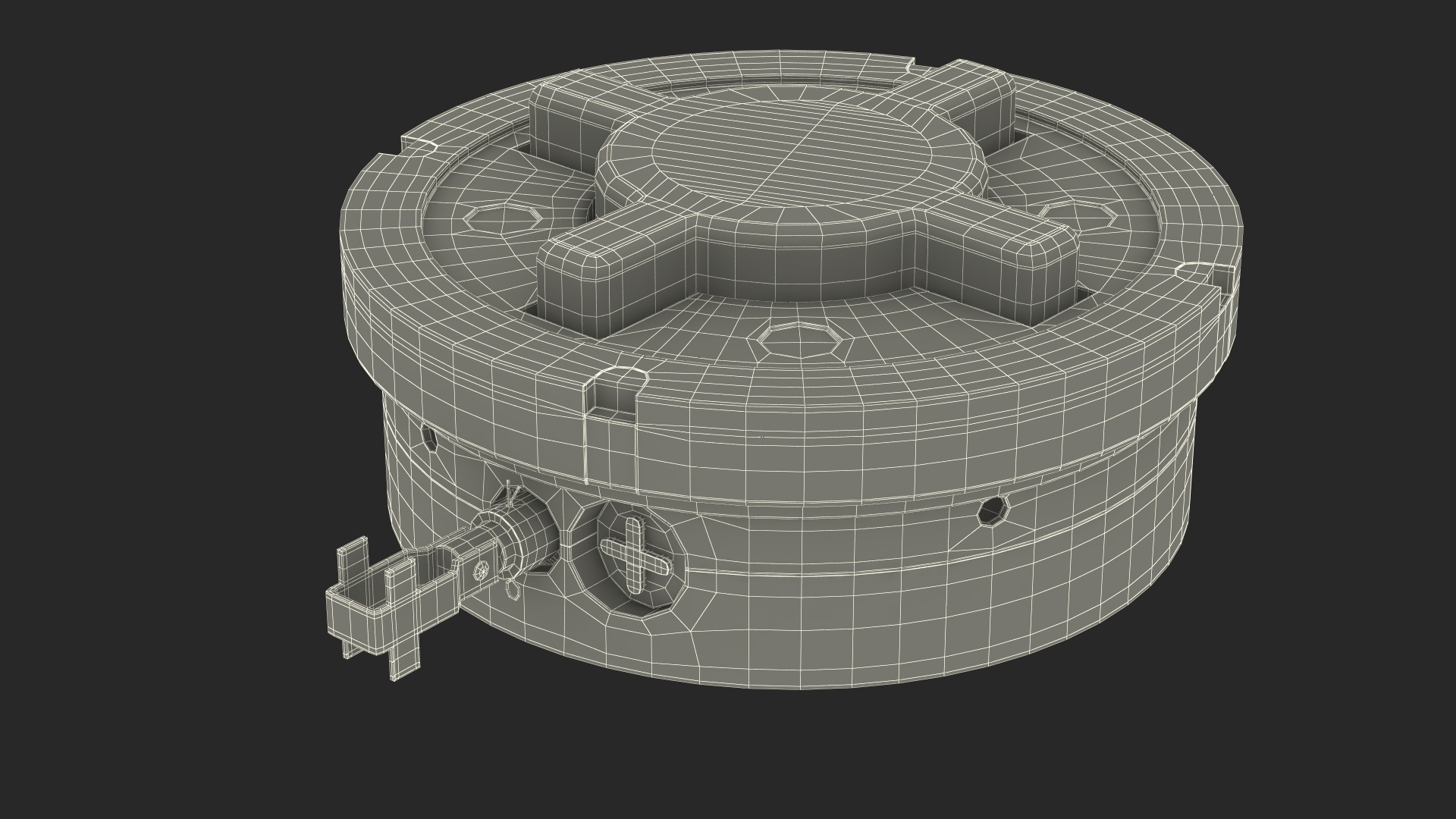 3D Military Blast Mine Green Brown Model - TurboSquid 2130653