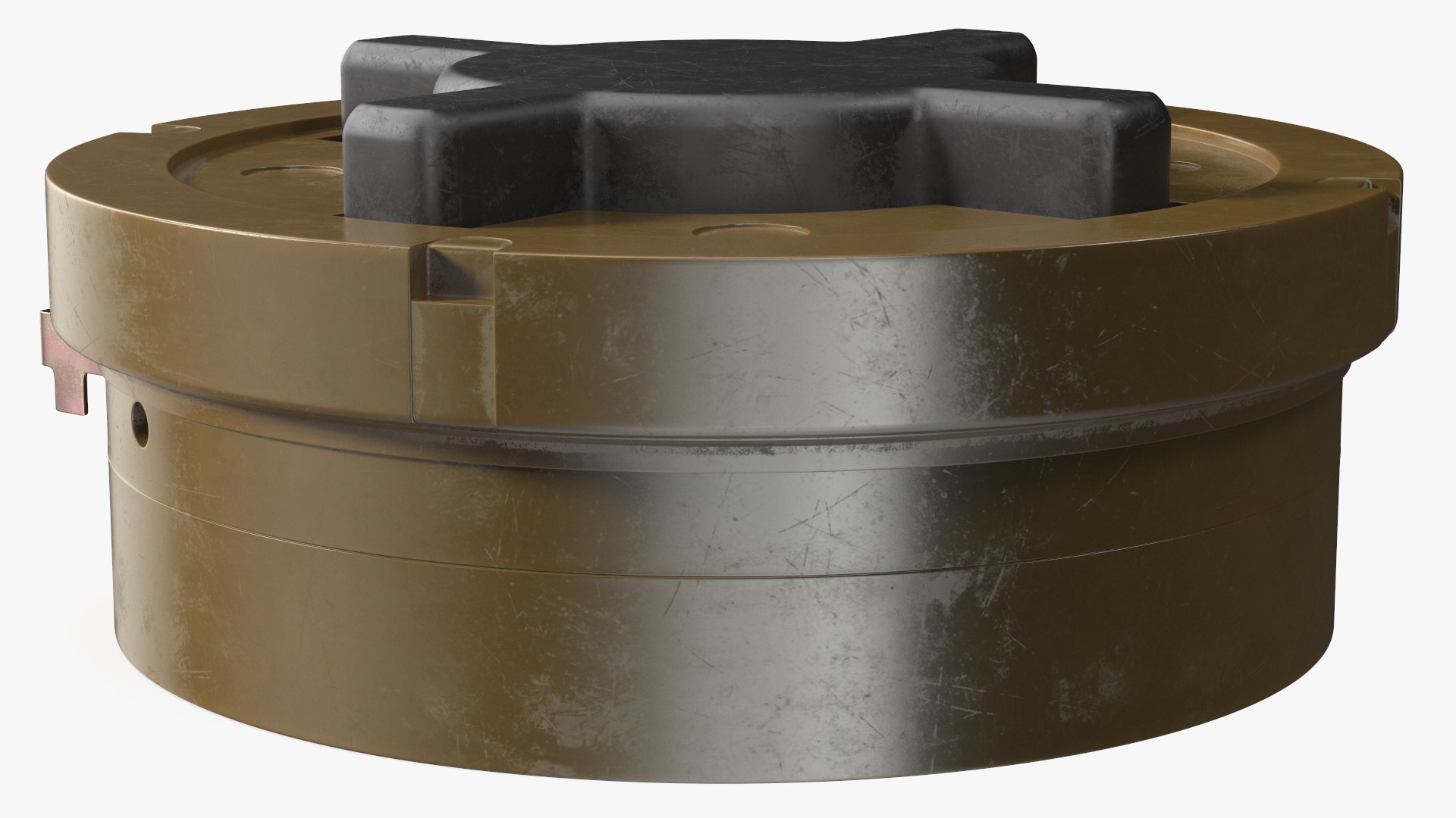 3D Military Blast Mine Green Brown Model - TurboSquid 2130653