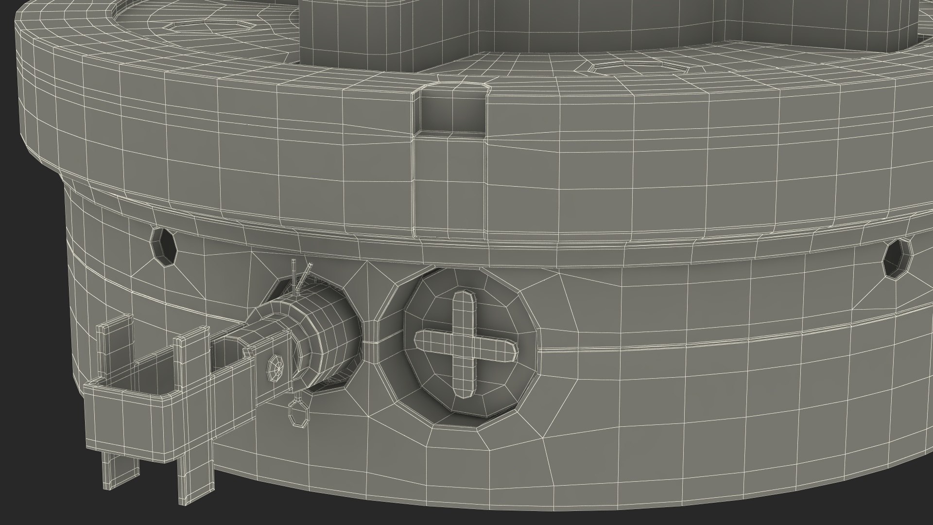 3D Military Blast Mine Green Brown Model - TurboSquid 2130653