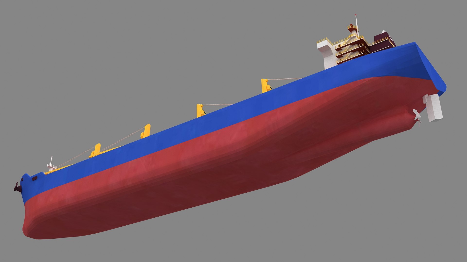 3D Bulk Carrier Ship 3D Model Model - TurboSquid 2340245