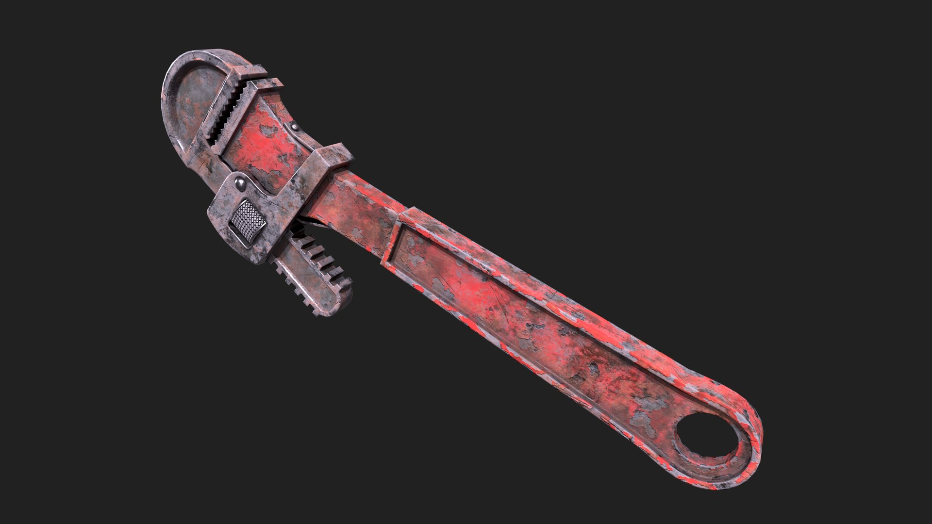 3D Game Ready Rusty Wrench model - TurboSquid 1767600