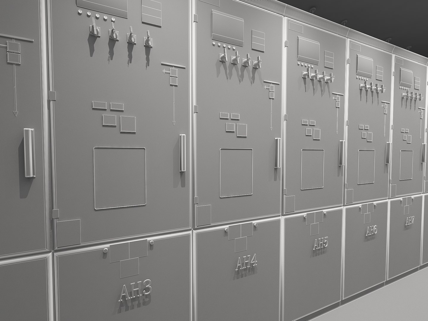 Power Distribution Room 3D model - TurboSquid 1829673