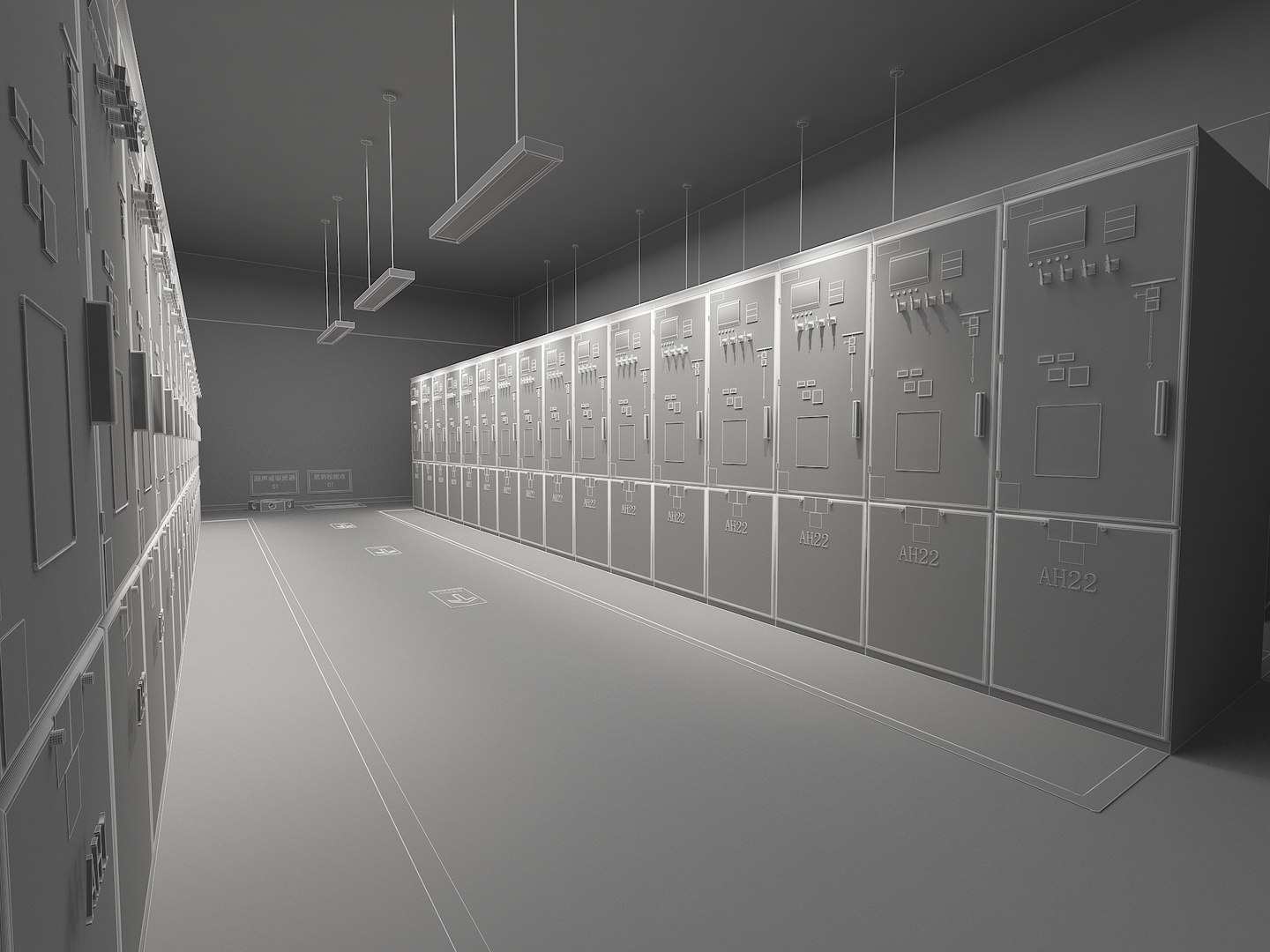 Power Distribution Room 3D model - TurboSquid 1829673