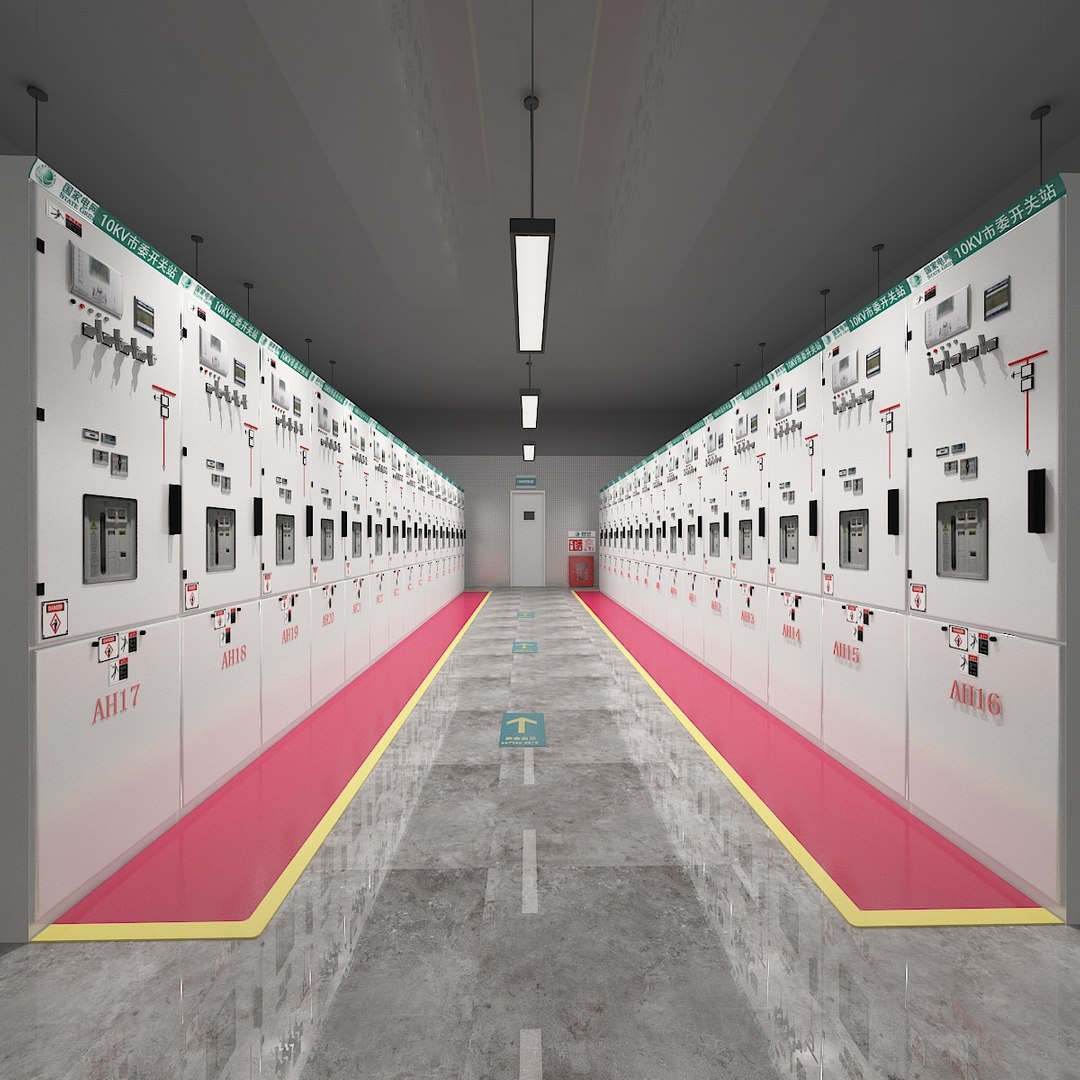 配电室3D模型 - TurboSquid 1829673