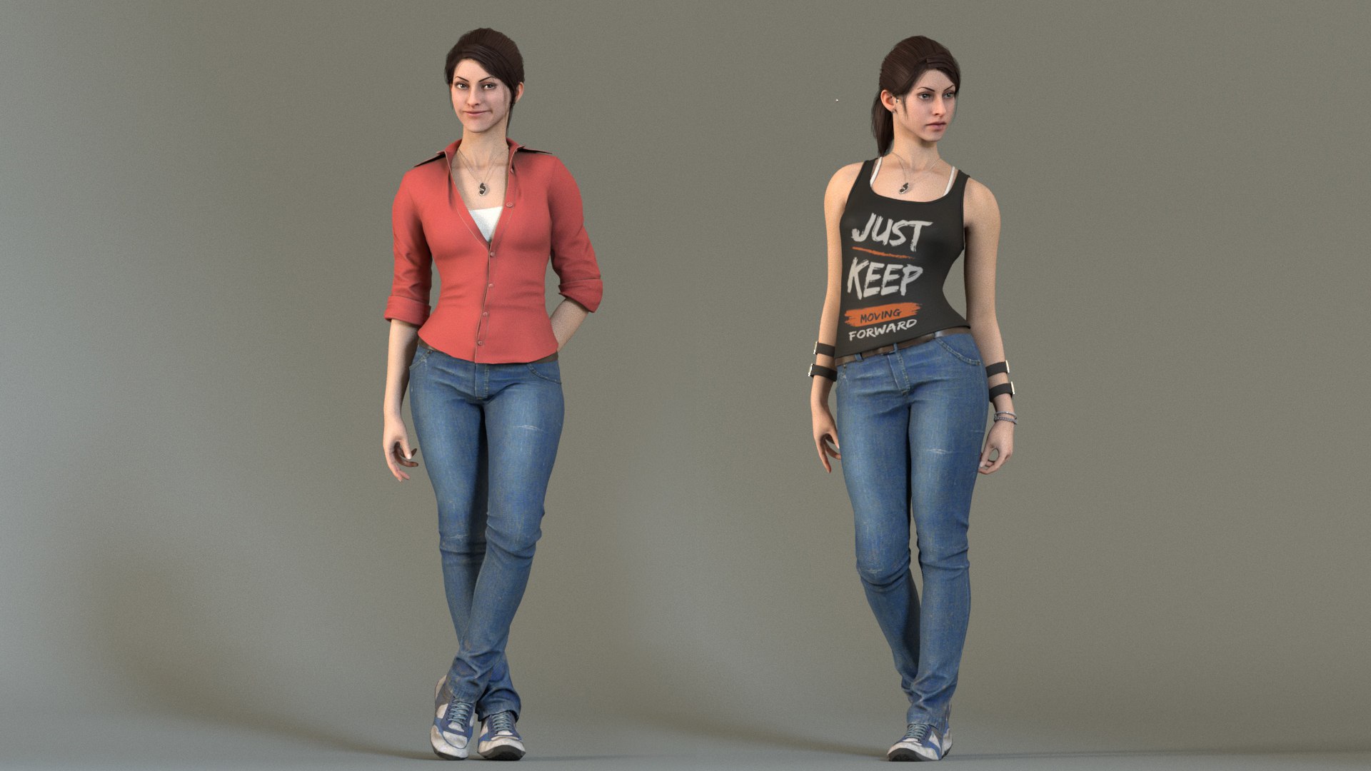3D Model Professional Girl Rig - TurboSquid 2094309