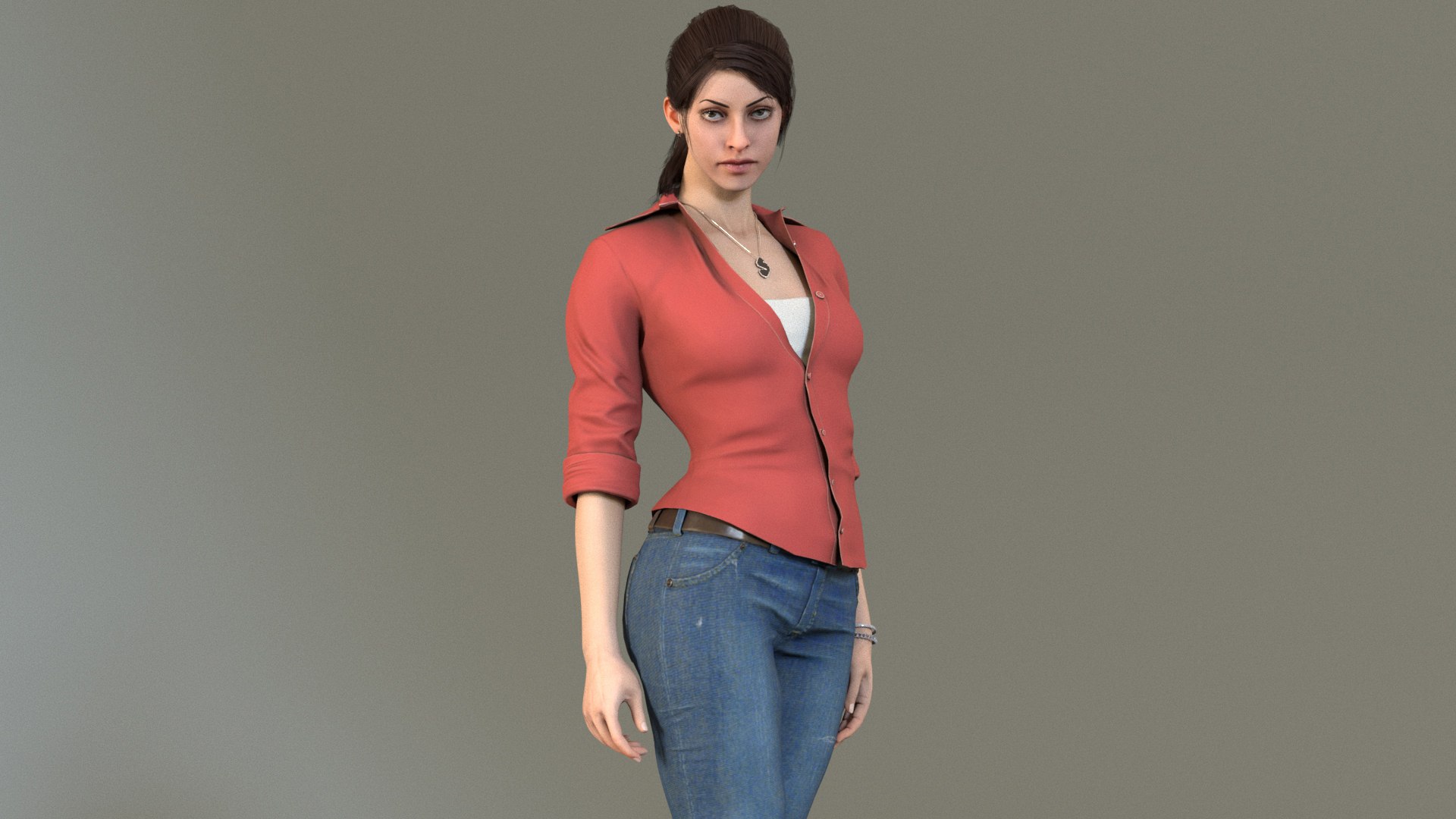 3D Model Professional Girl Rig - TurboSquid 2094309