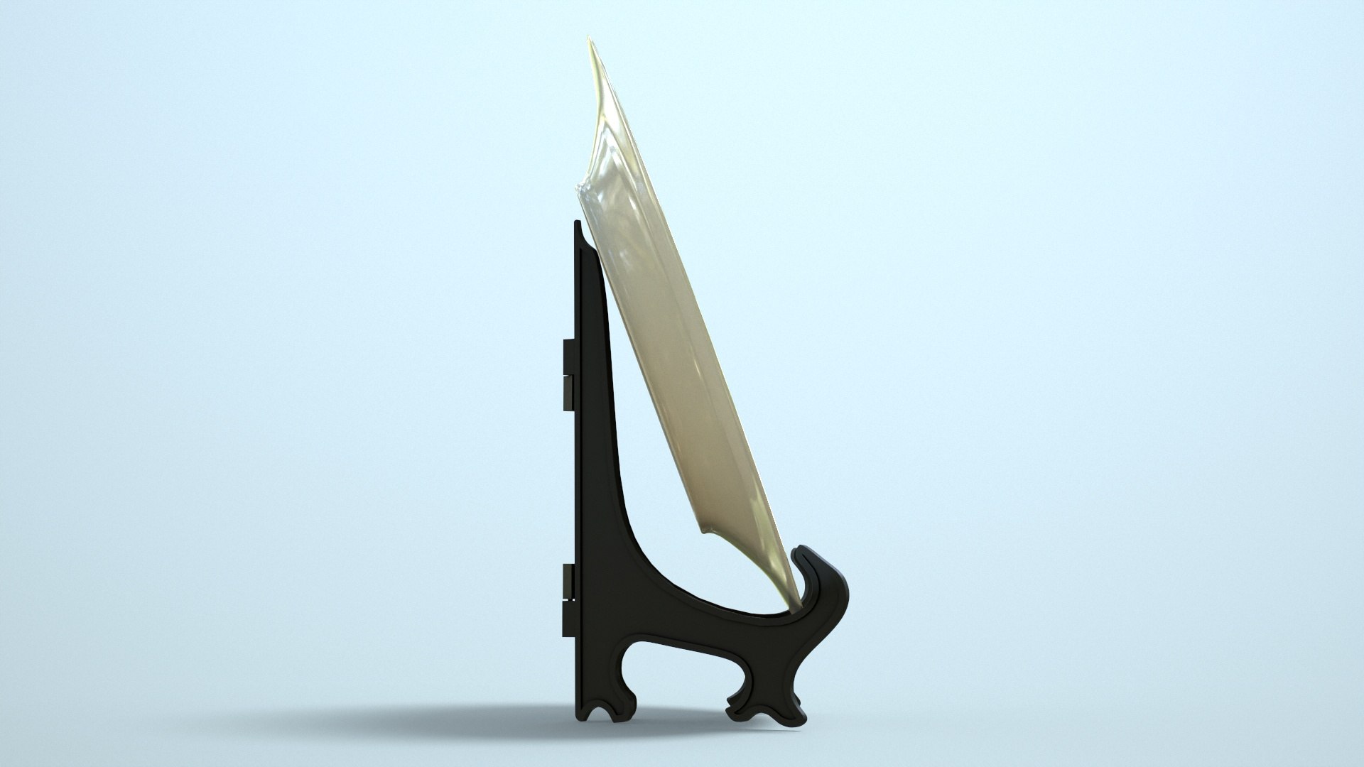 Plate With Stand Low-poly 3D Model Model - TurboSquid 2000225