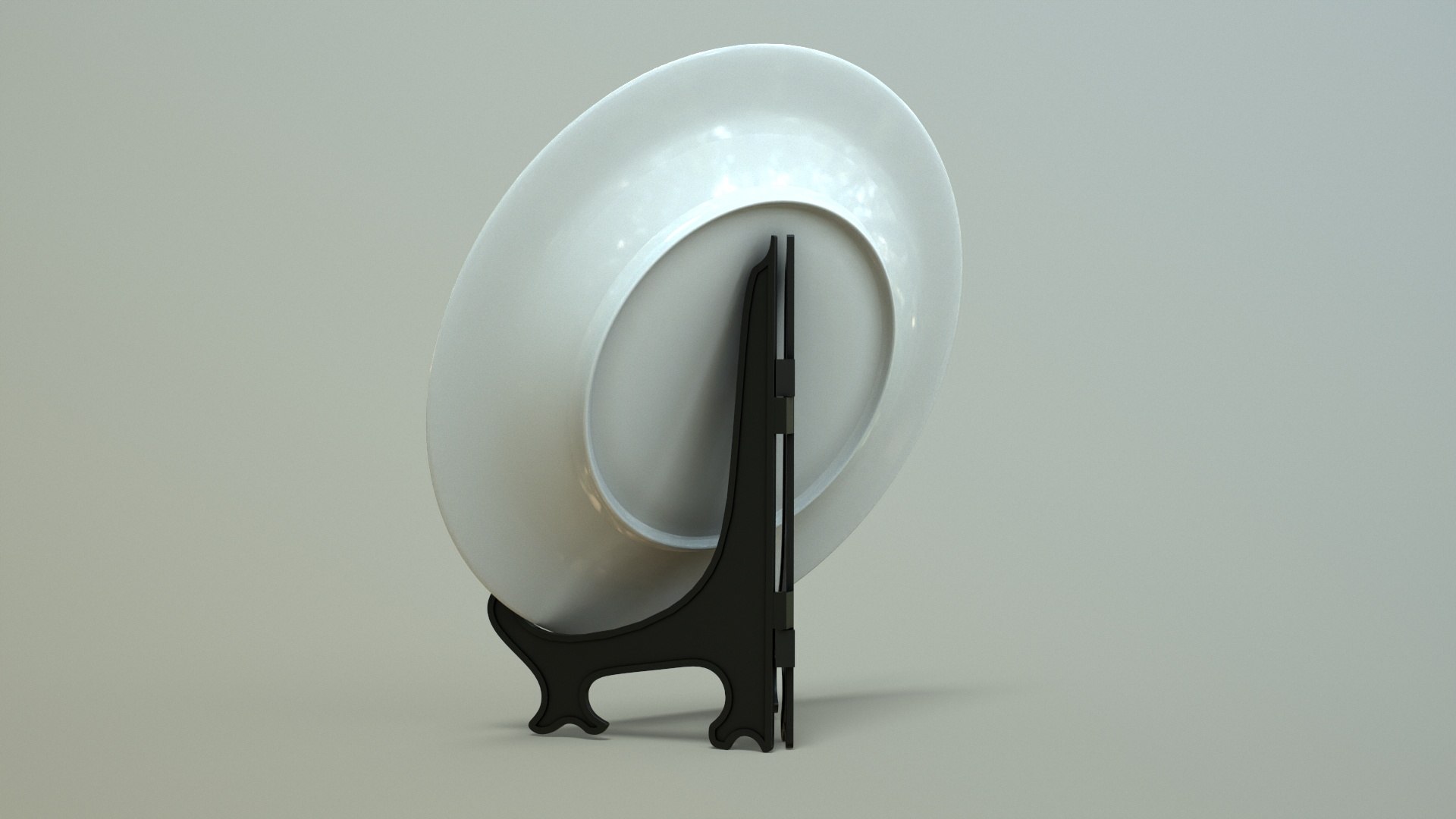 Plate With Stand Low-poly 3D Model Model - TurboSquid 2000225