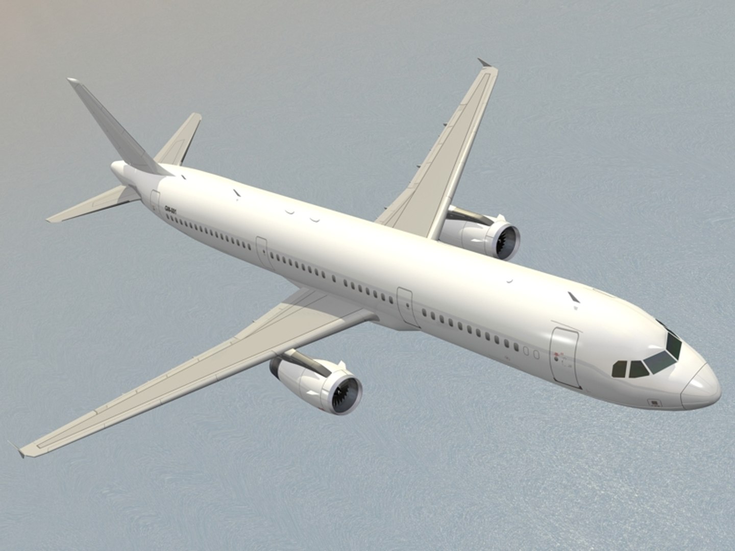 Airbus A321-231 A321 3d Model