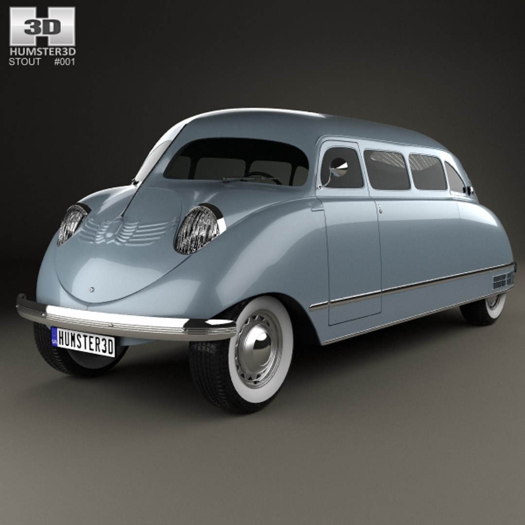 Stout scarab 1936 3D model - TurboSquid 1241735