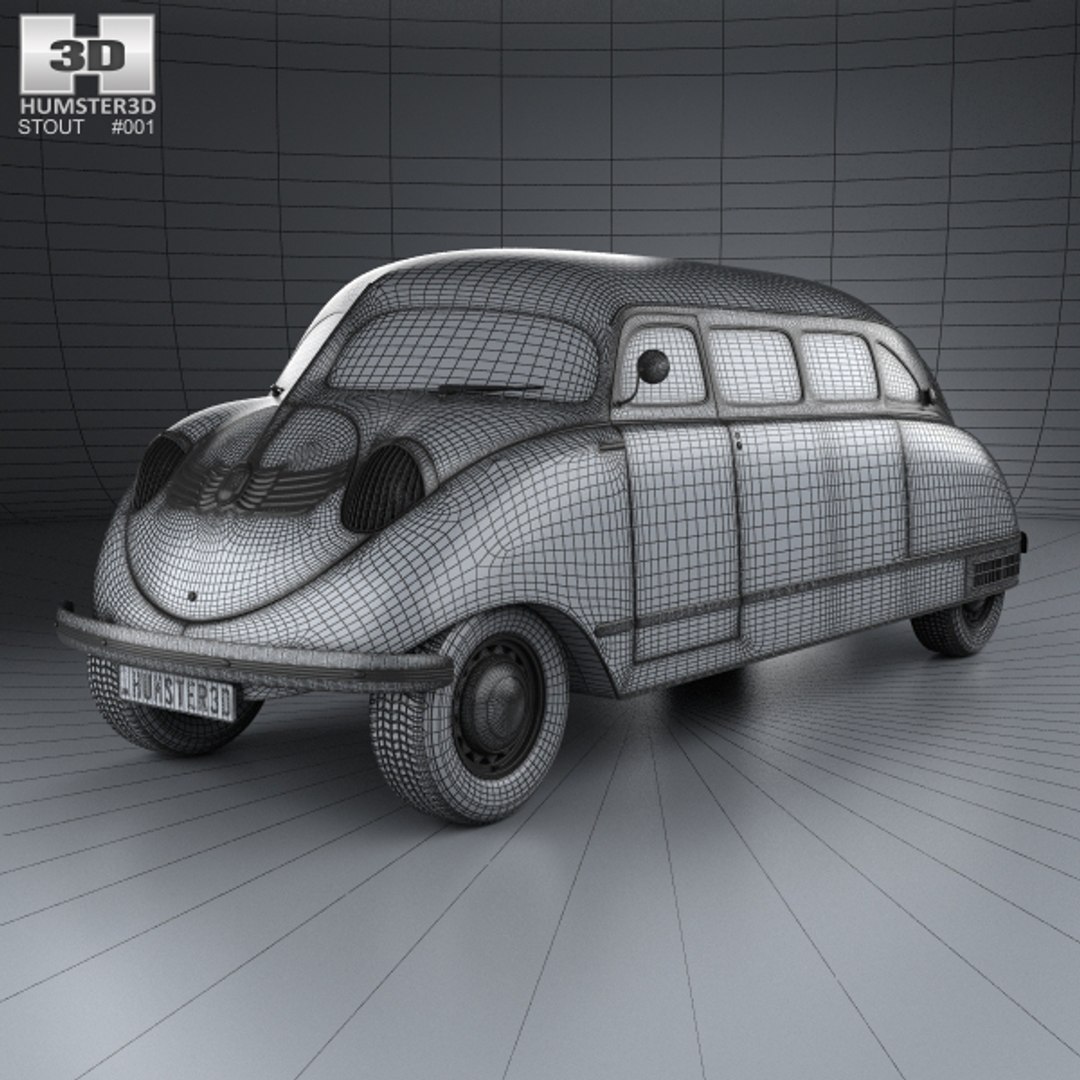 Stout scarab 1936 3D model - TurboSquid 1241735