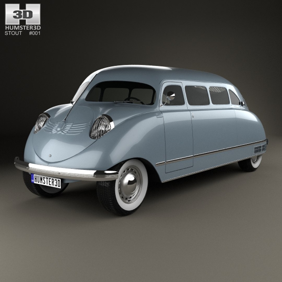 Stout scarab 1936 3D model - TurboSquid 1241735