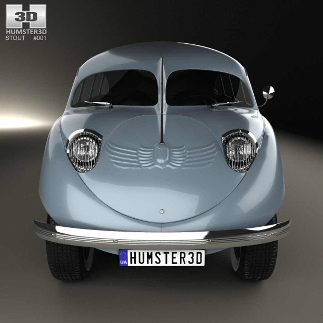 Stout scarab 1936 3D model - TurboSquid 1241735